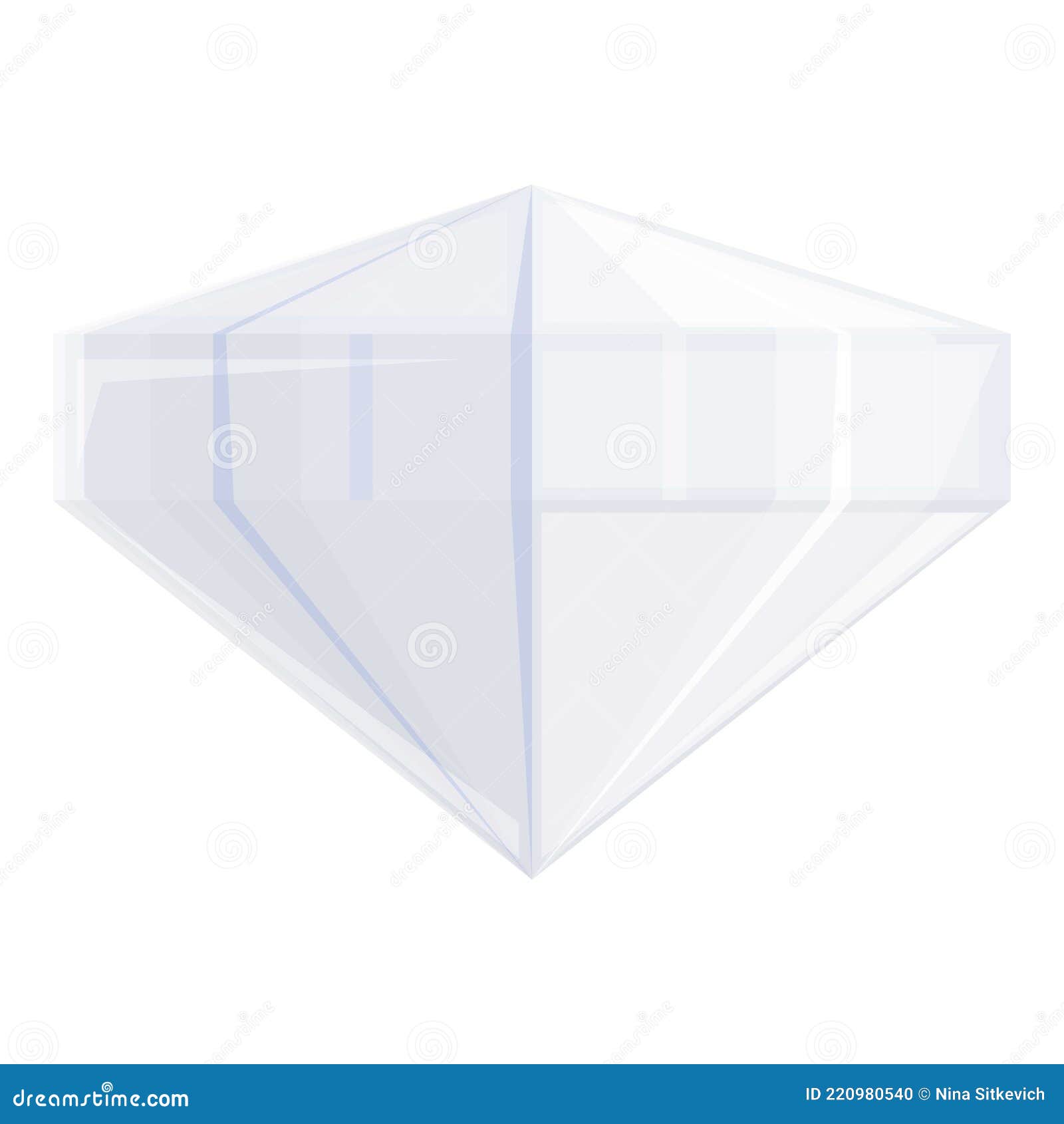 First Class Travel Diamond Icon, Cartoon Style Stock Vector ...
