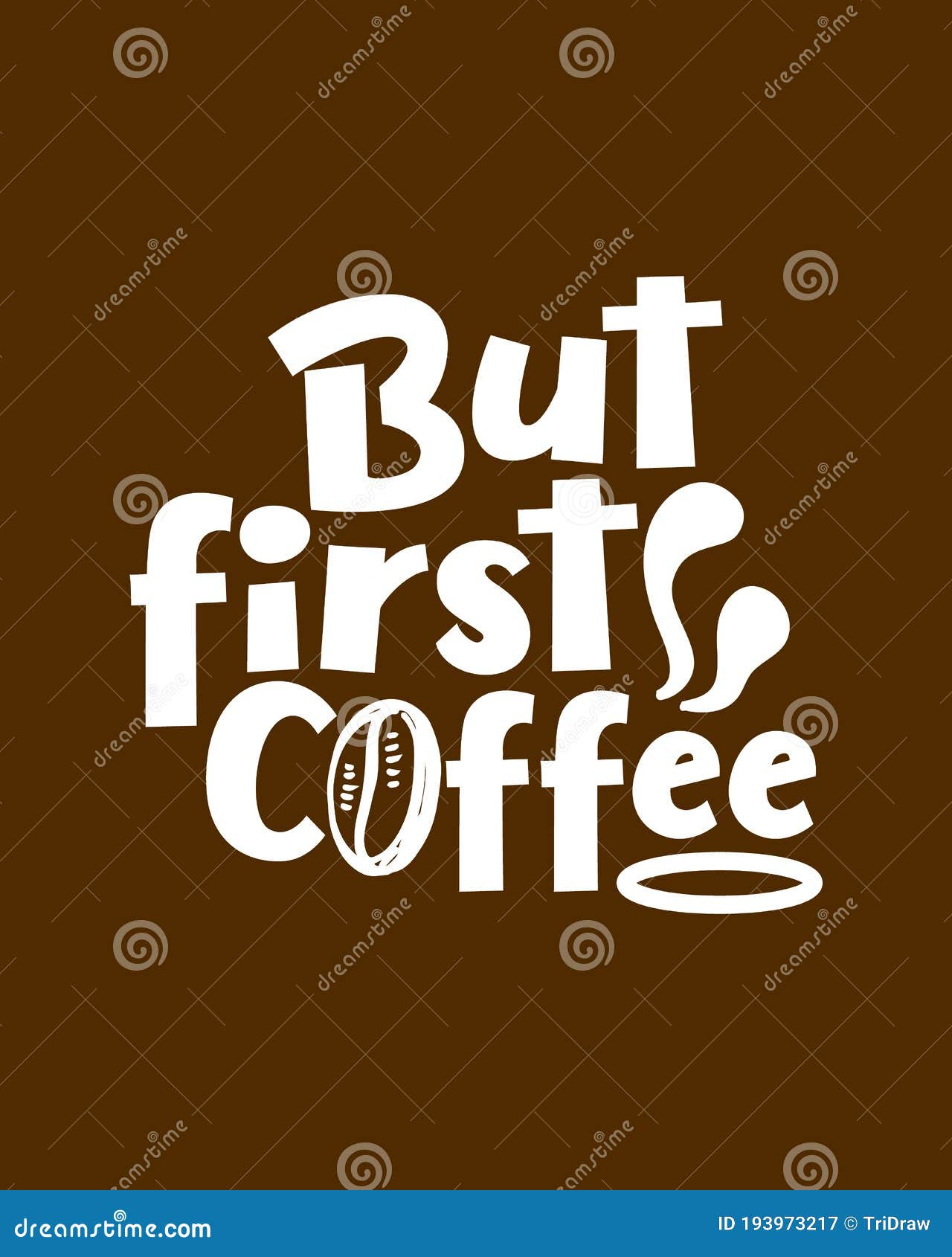 But first coffee stock vector. Illustration of cafe - 193973217