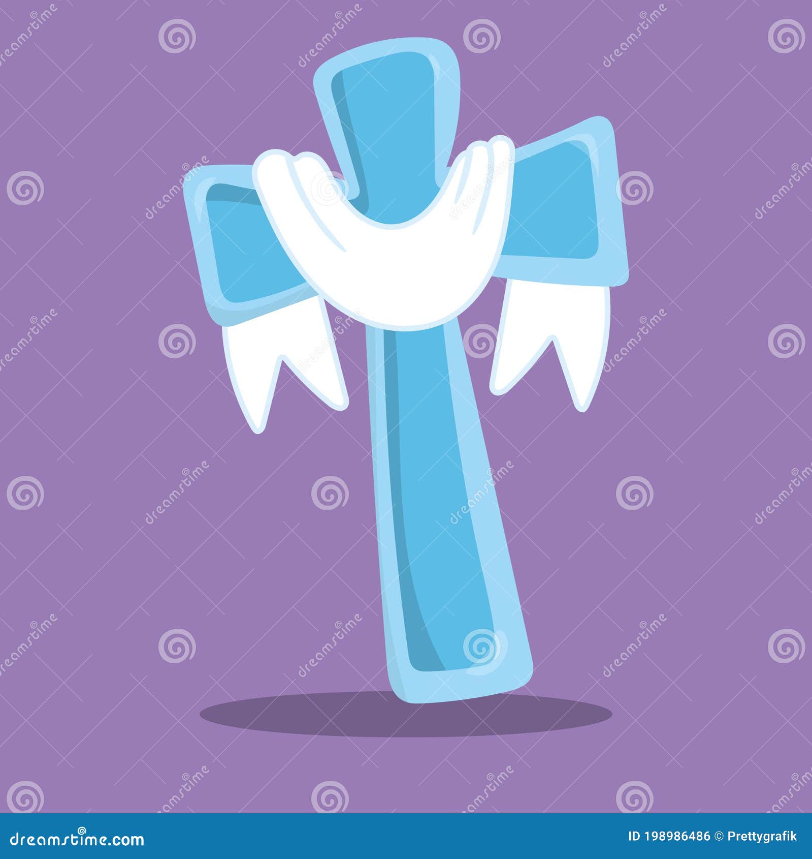 First Communication Cross Blue 17 Stock Vector - Illustration of vector ...