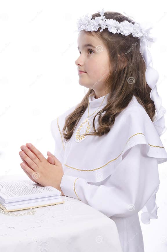 First Communion stock image. Image of baptismal, confirmation - 25464161