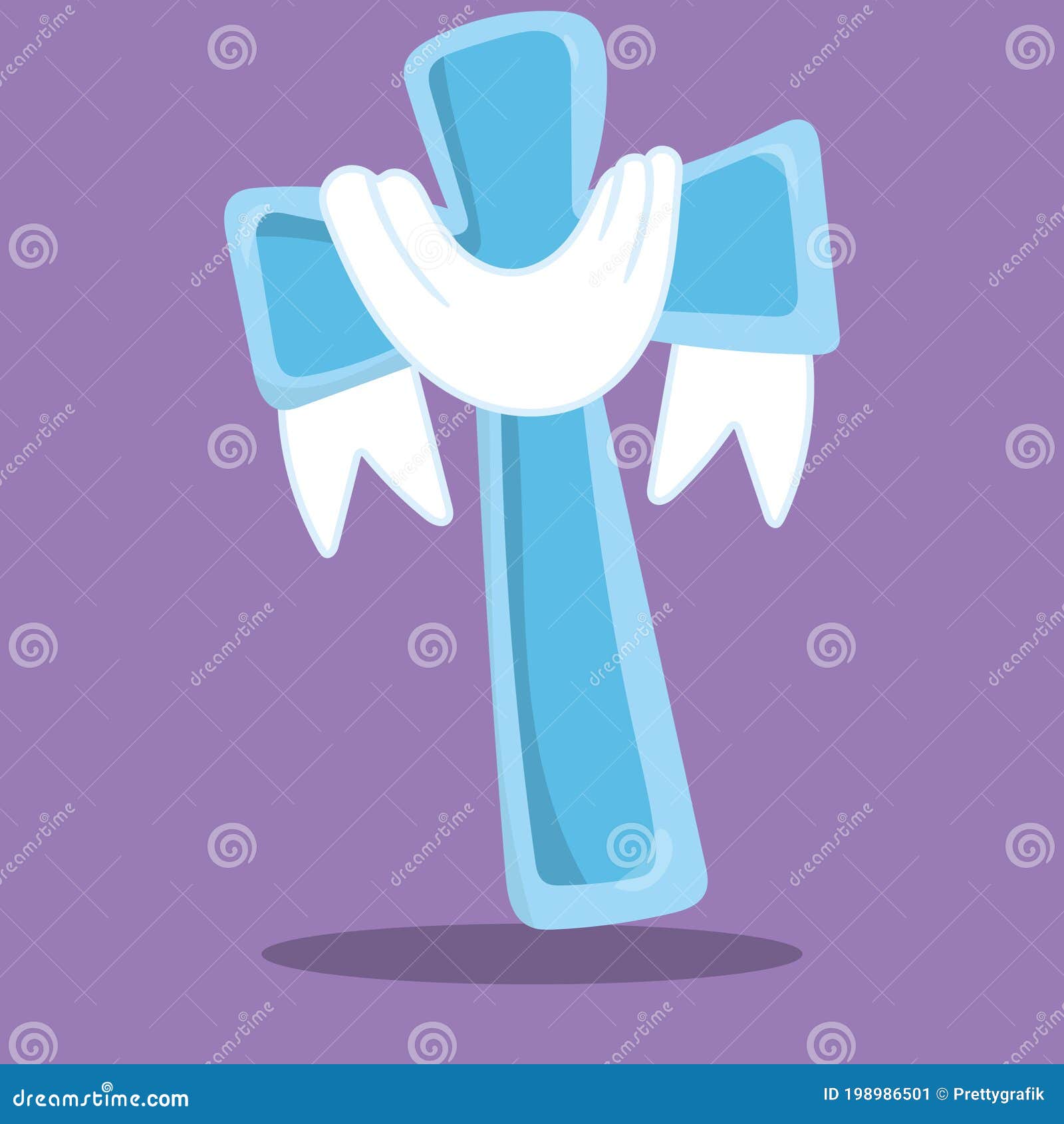 First Communion Blue Cross 12 Stock Vector - Illustration of cross ...