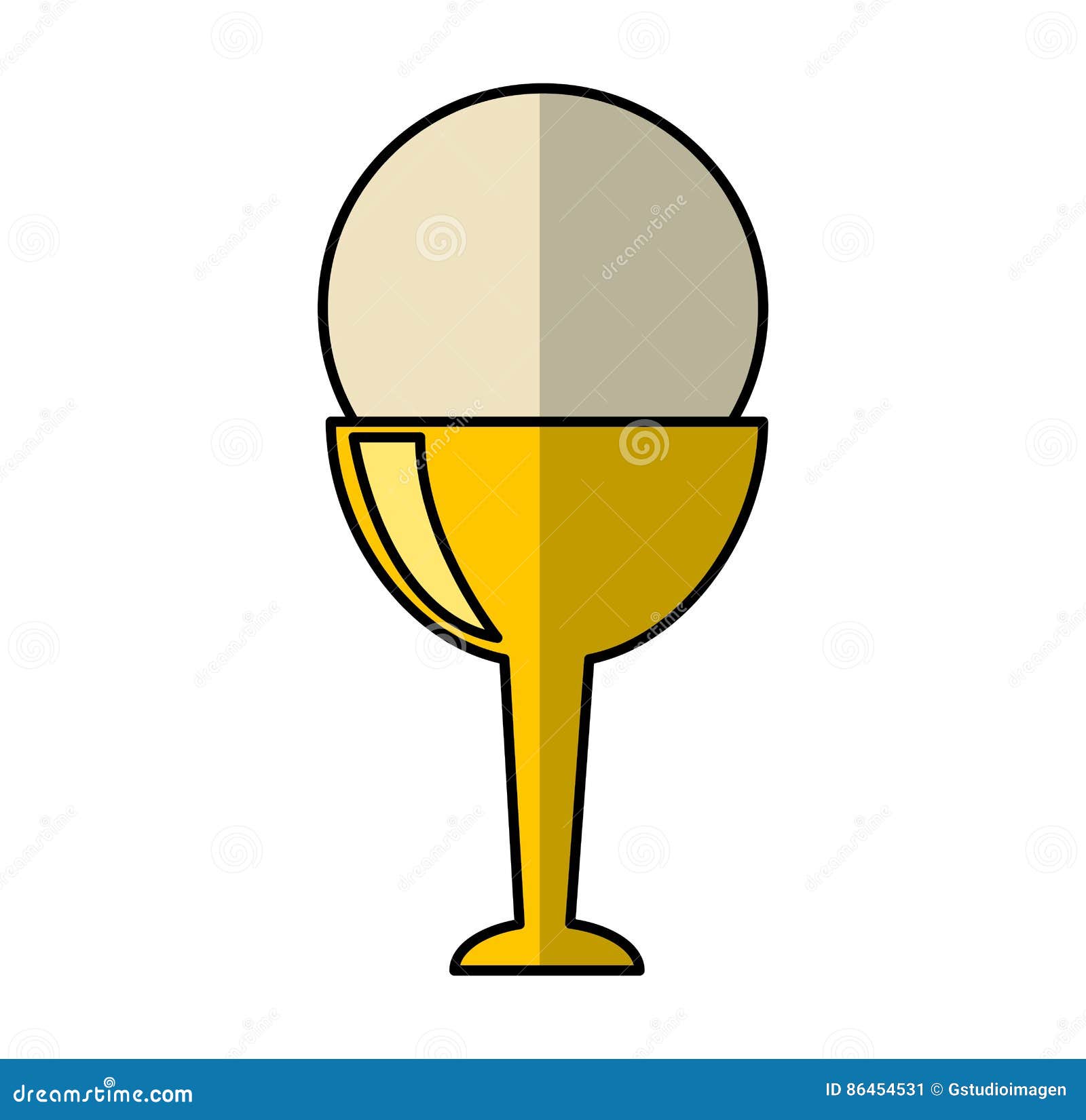 First Communion Chalice Icon Stock Vector - Illustration of ...