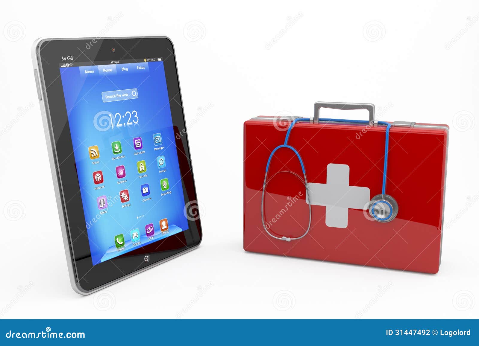 First Aid Kit With Computer Mouse Royalty-Free Stock Photography ...