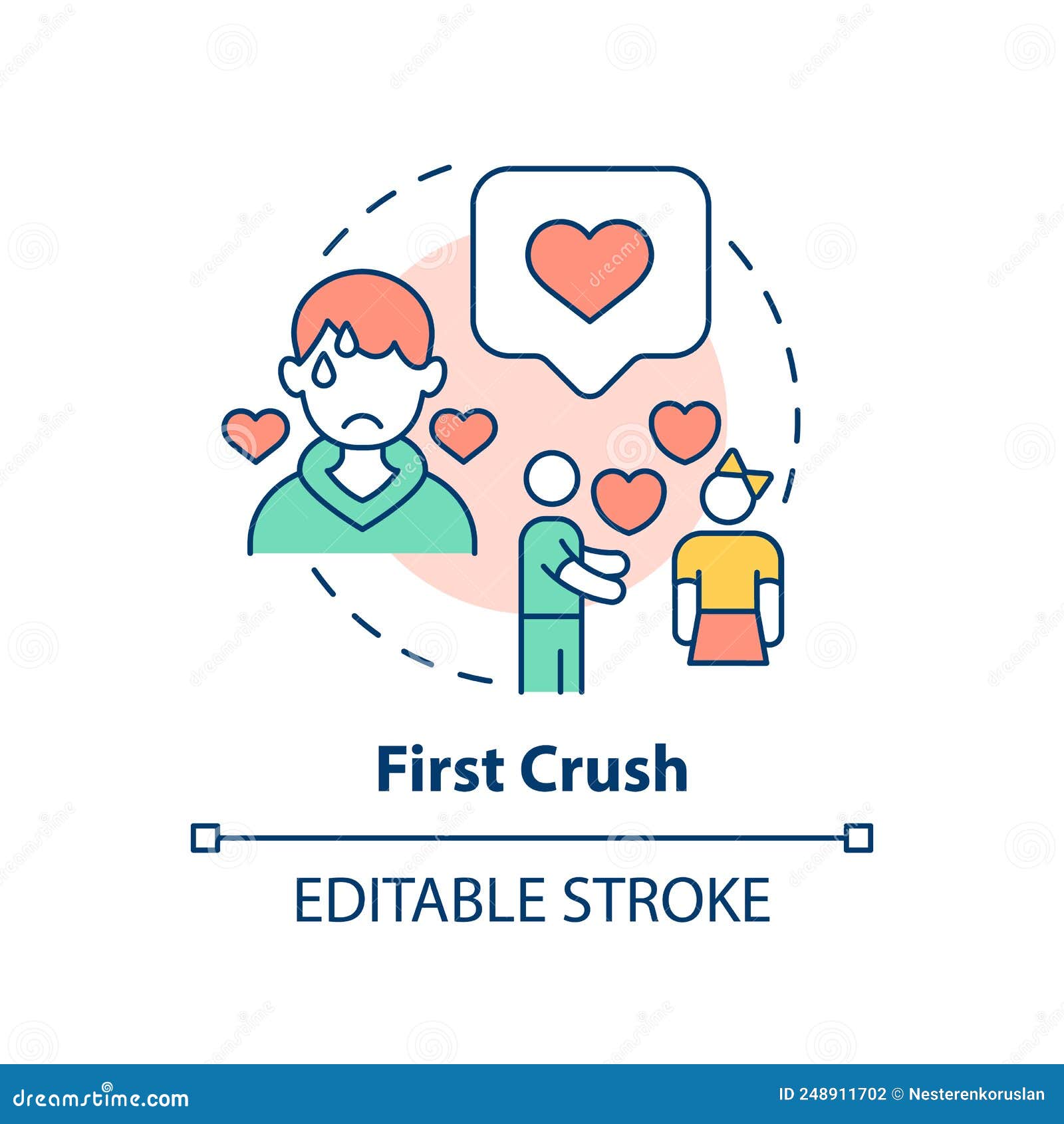 Crush Concept - Fist Destroying Wall Cartoon Vector | CartoonDealer.com ...