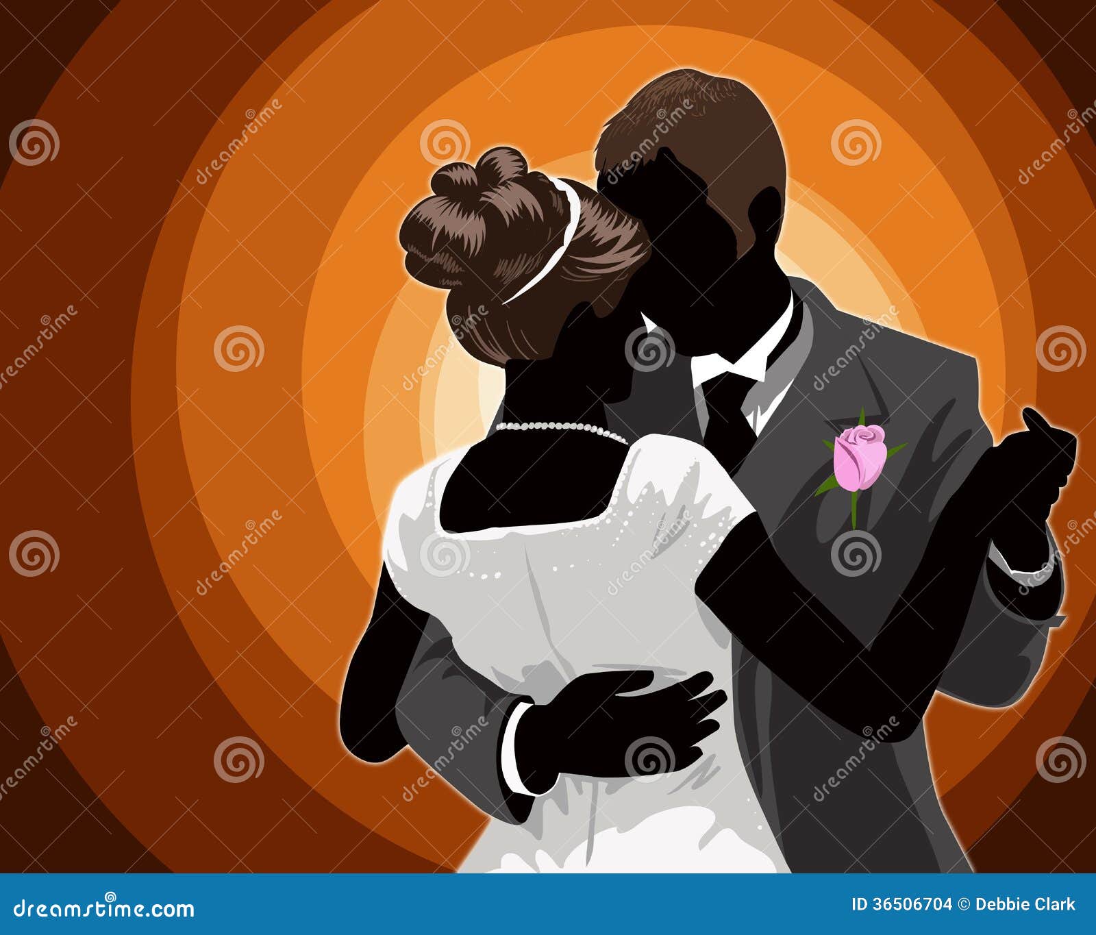 First Dance stock illustration. Illustration of husband - 36506704