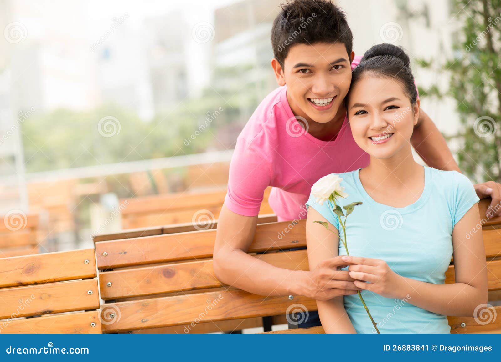 First date stock image. Image of flower, bonding, outside - 26883841