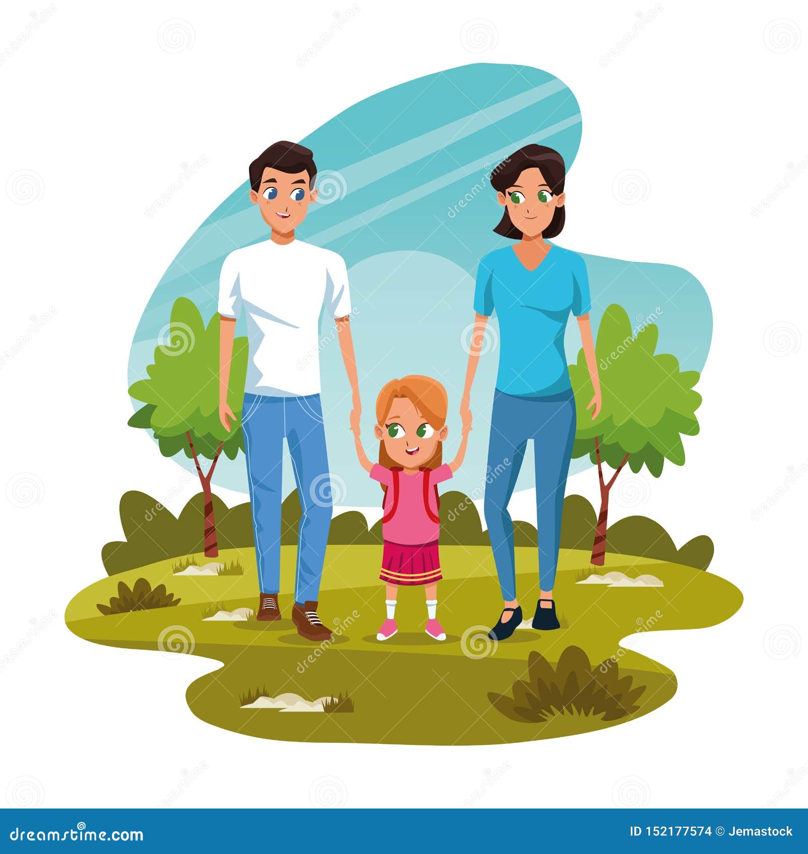 The first day of class stock vector. Illustration of fathers - 152177574