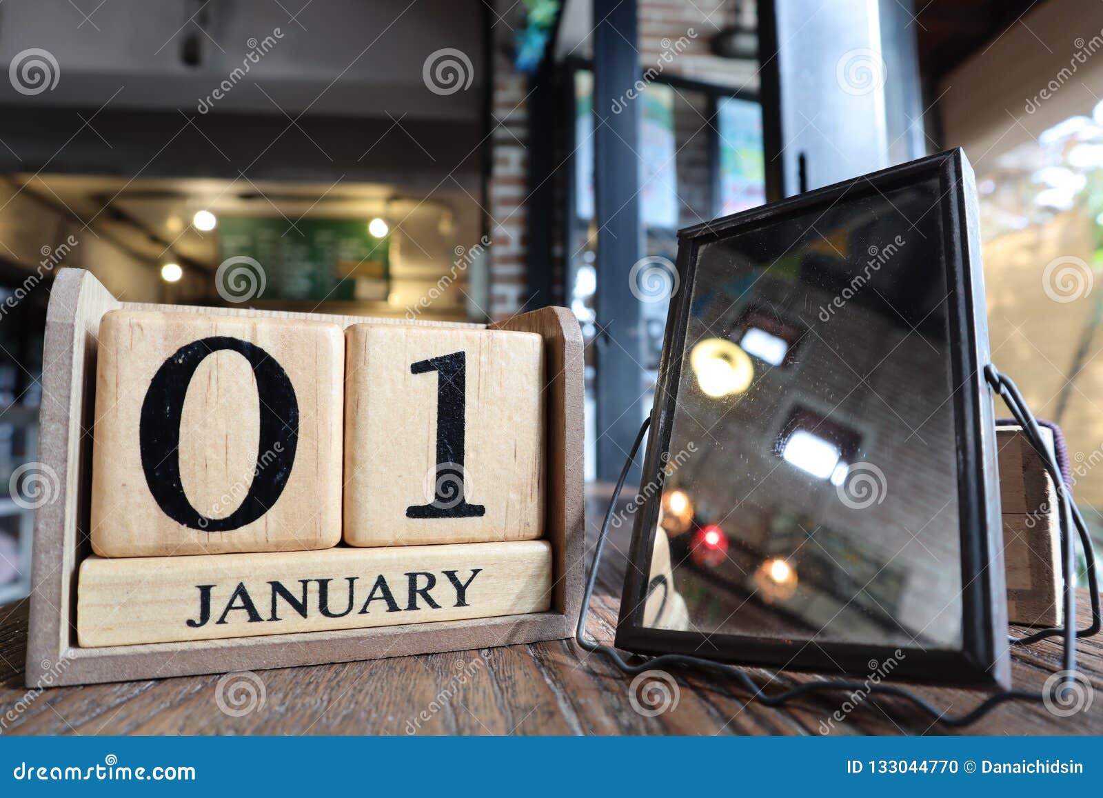 First day of the year stock photo. Image of mirror, january - 133044770