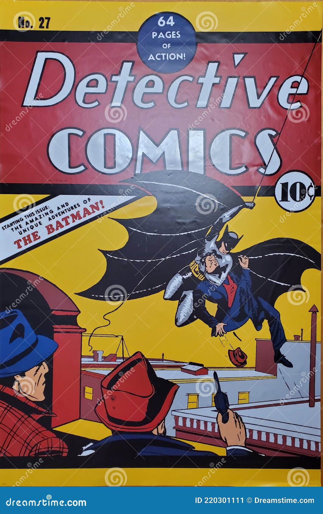 First DC Batman editorial photo. Image of cartoon, poster - 220301111