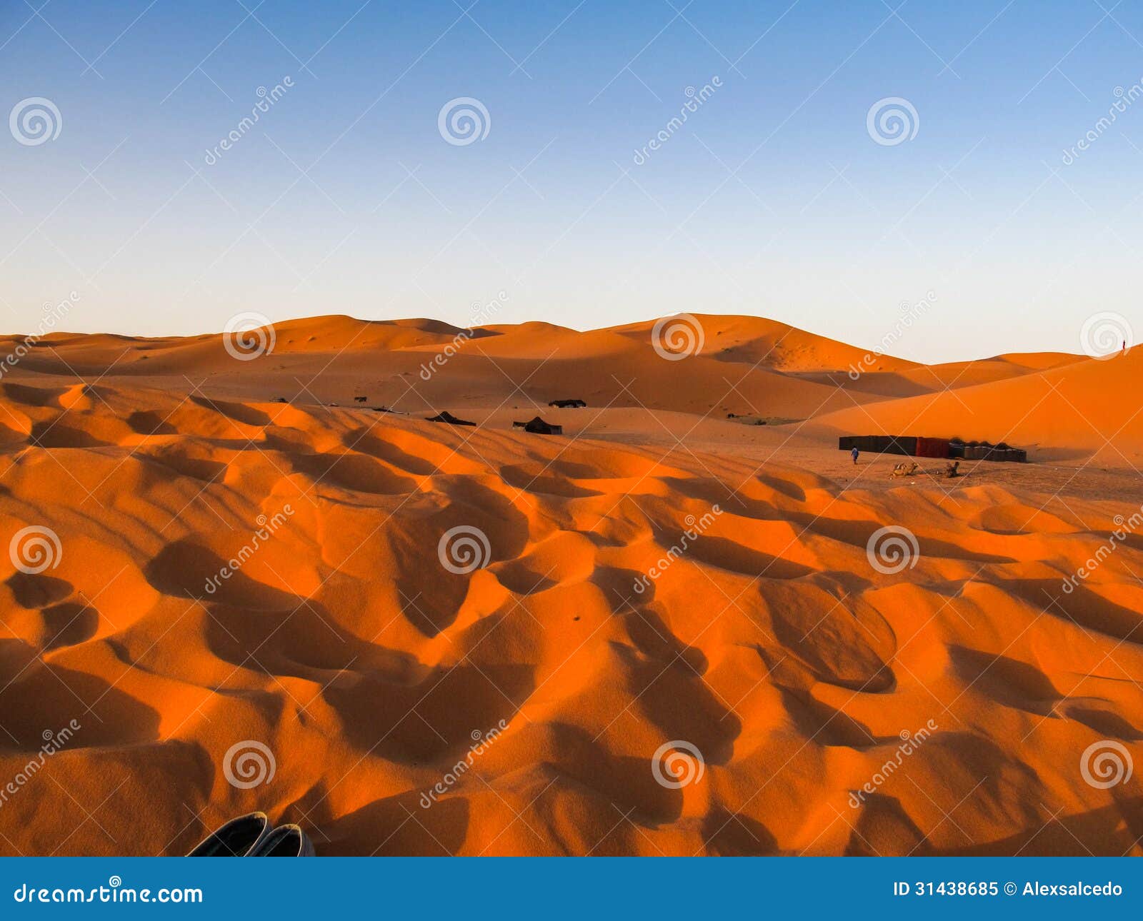 First desert lights stock image. Image of merzouga, rural - 31438685