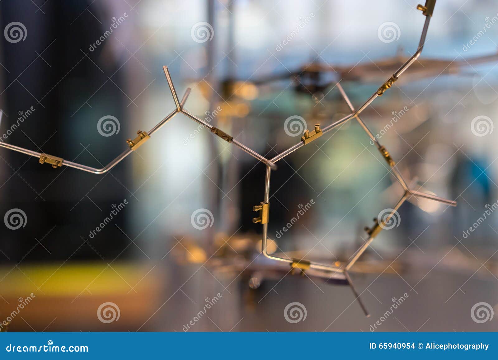 The First DNA & Molecule Plate Model Stock Photo - Image of computer ...