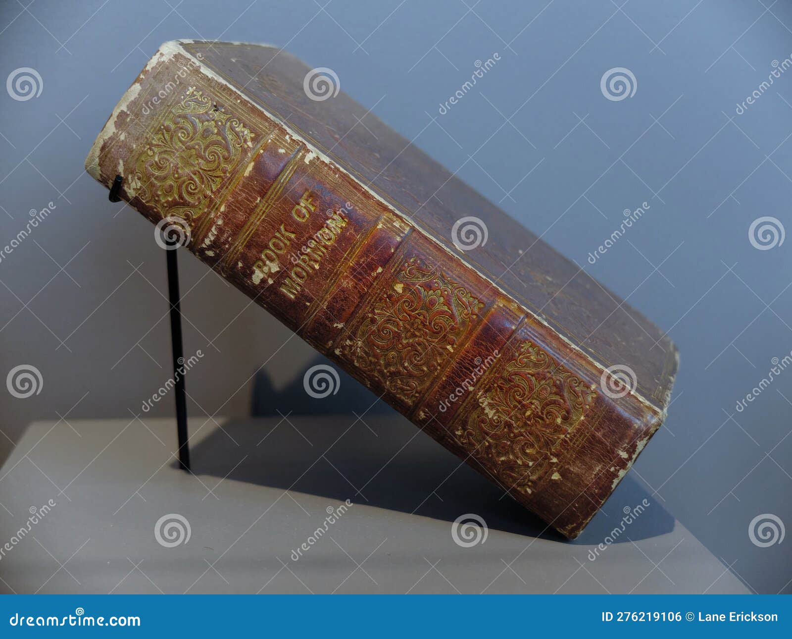 First Edition Book of Mormon on Display Old Antique Religion Scripture ...