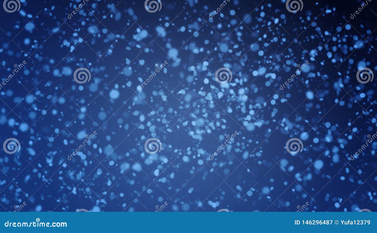 First Falling Snow Texture on Blue Background Stock Image - Image of ...