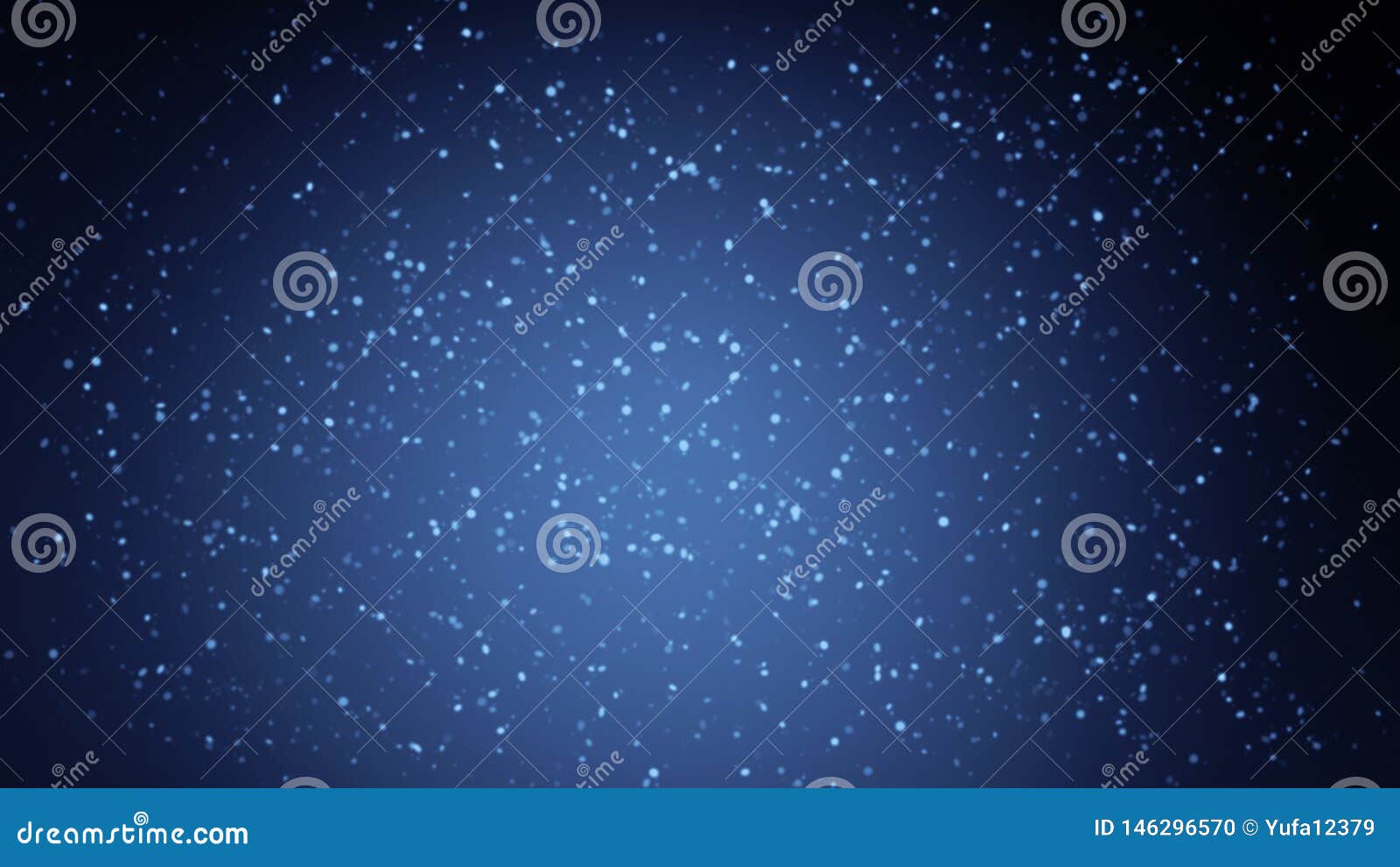 First Falling Snow Texture on Blue Background Stock Photo - Image of ...