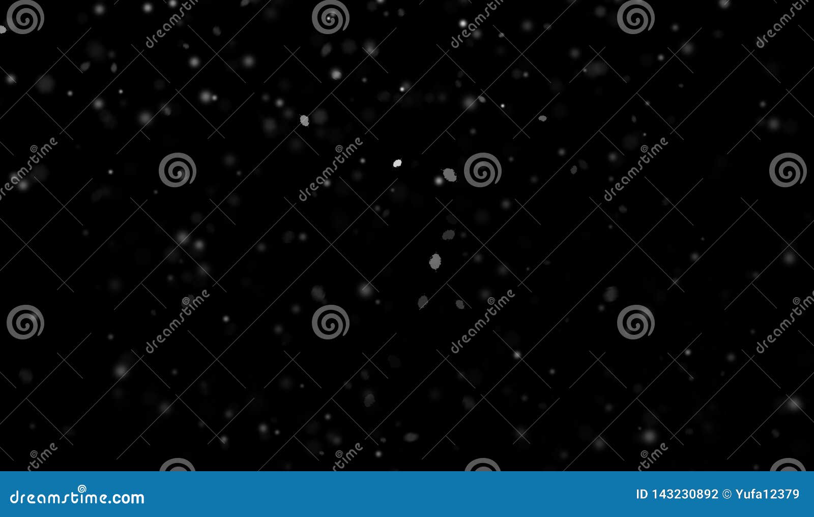 First Falling Snow Texture on Black Background Stock Illustration ...