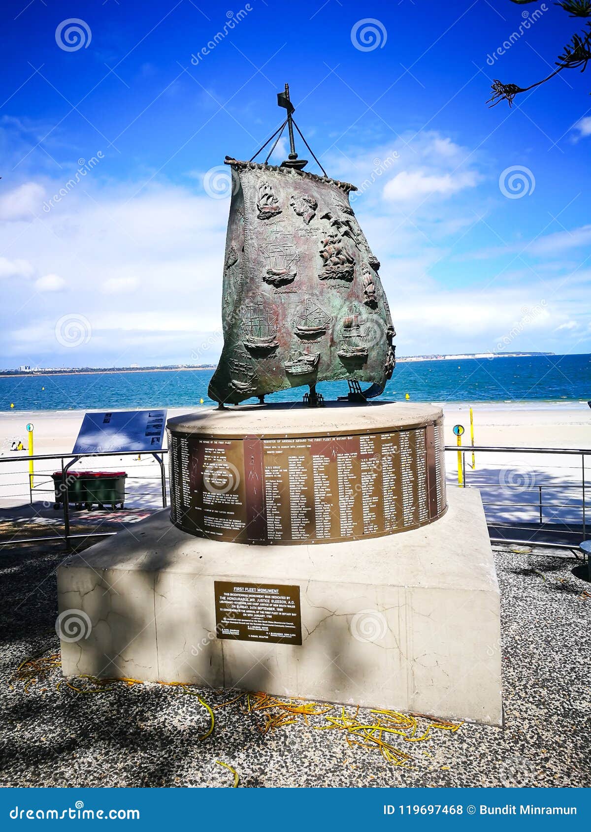 The First Fleet Monument or Bicentennial Monument Erected in 1988 ...