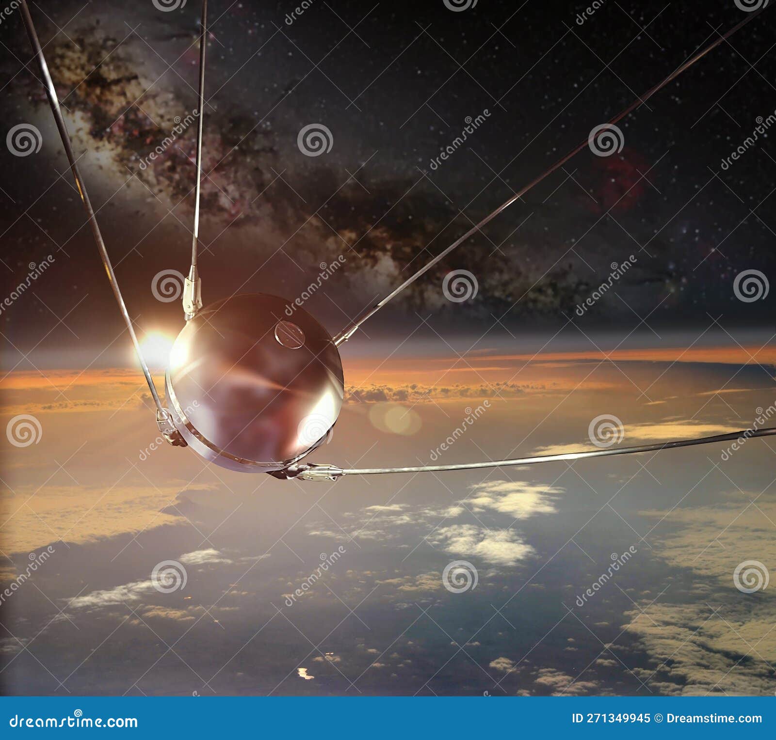 First flight out of Earth stock illustration. Illustration of months ...