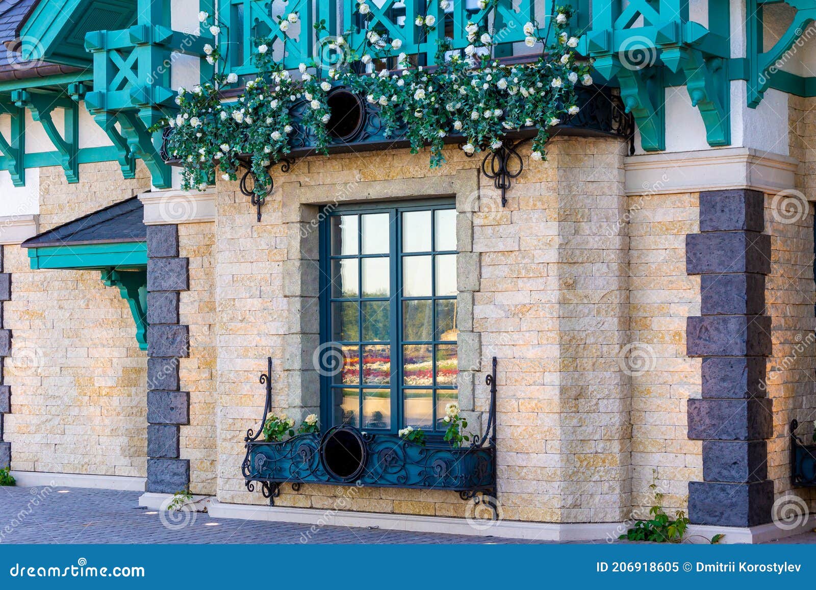 The First Floor of the Half-timbered House with a Stone Base, Selective ...