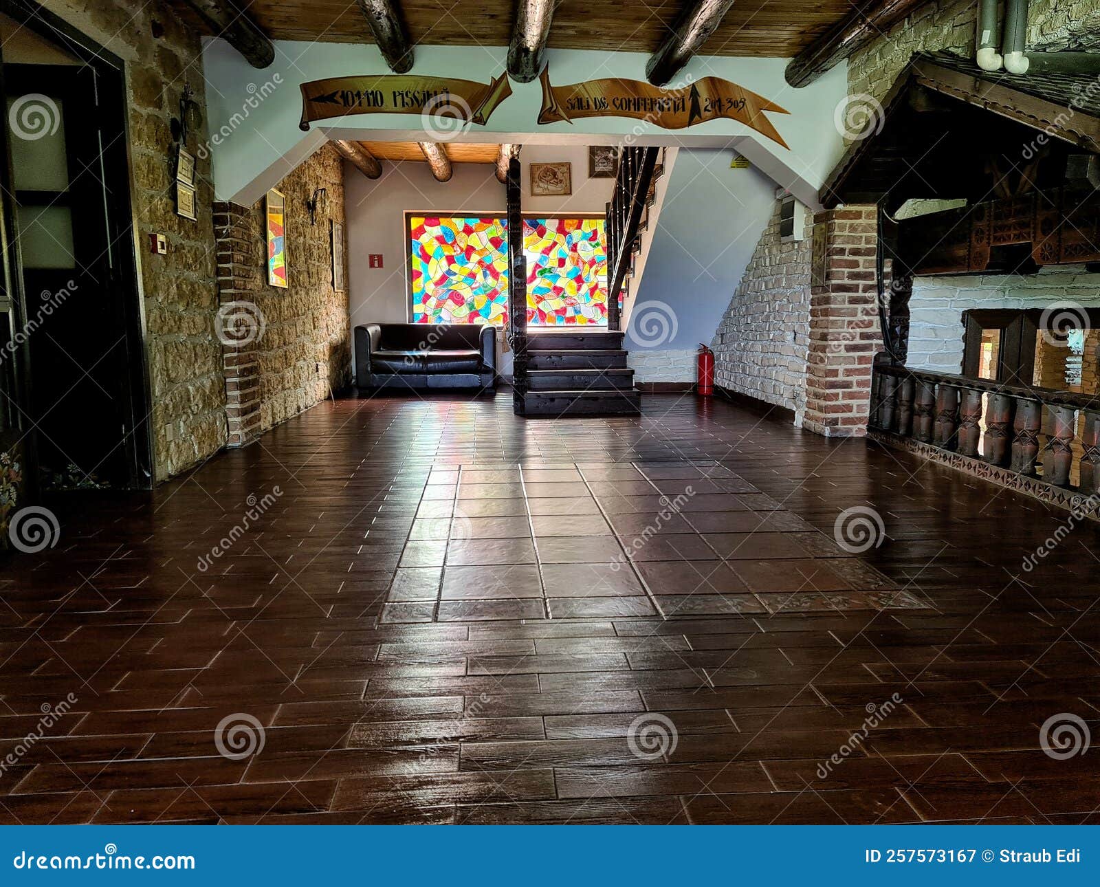 First Floor Hall - Padina Ursului Editorial Photography - Image of ...