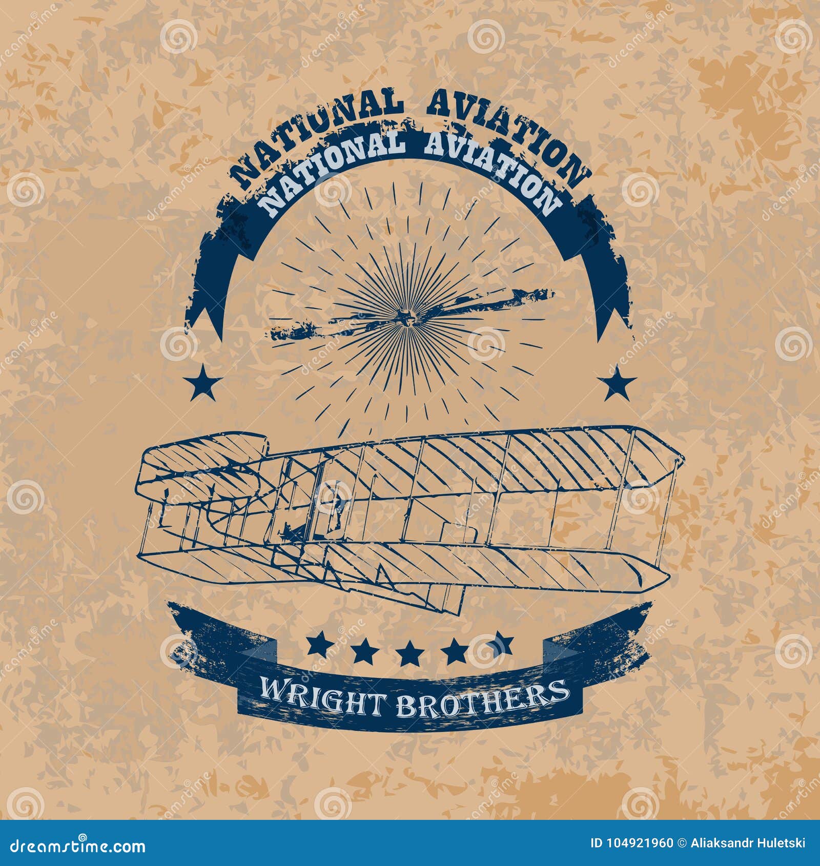 First_fly_badge ilustración del vector. Ilustración de controlado ...