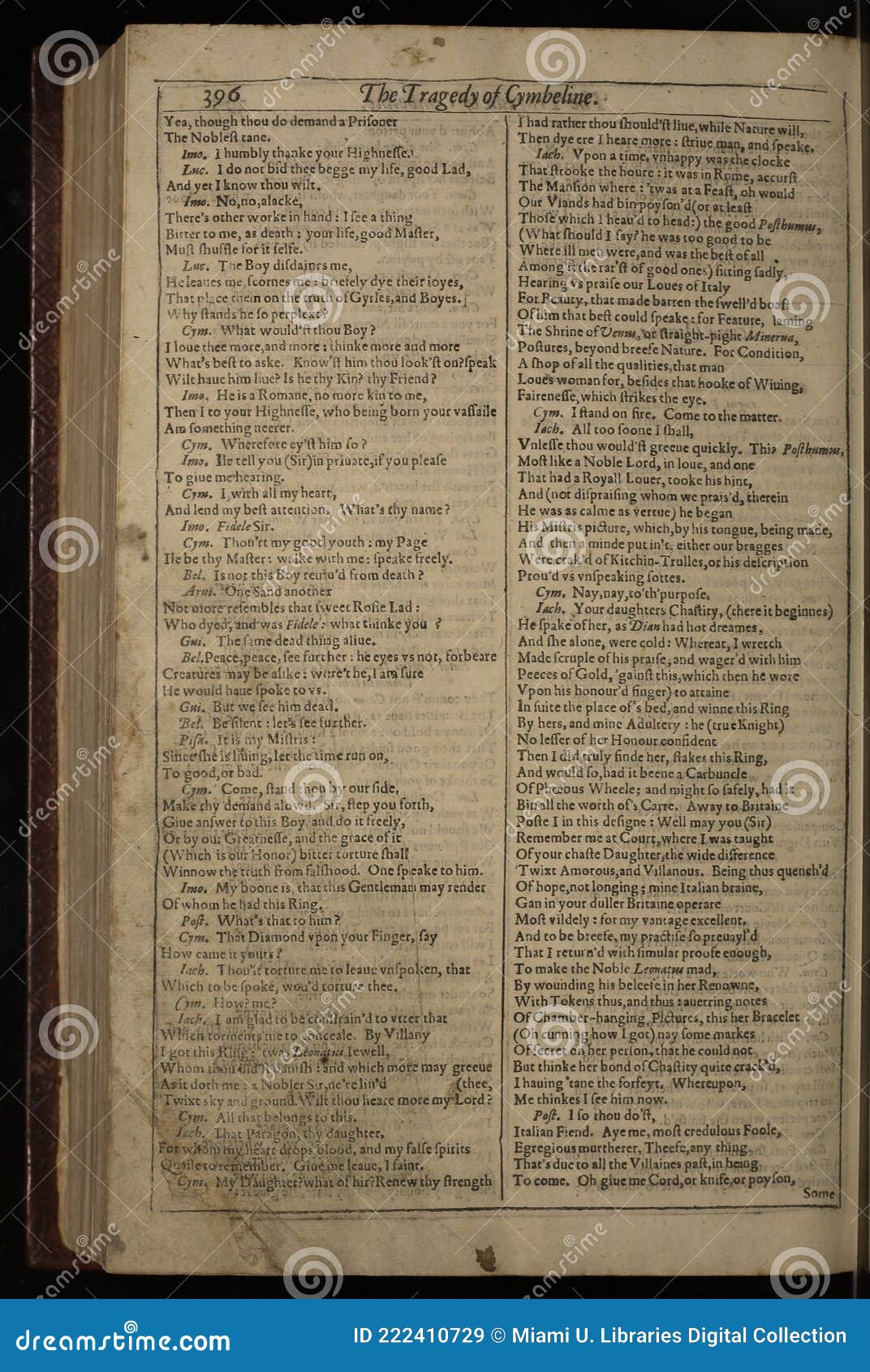 First Folio: The Tragedy Of Cymbeline, P. 28 Picture. Image: 222410729