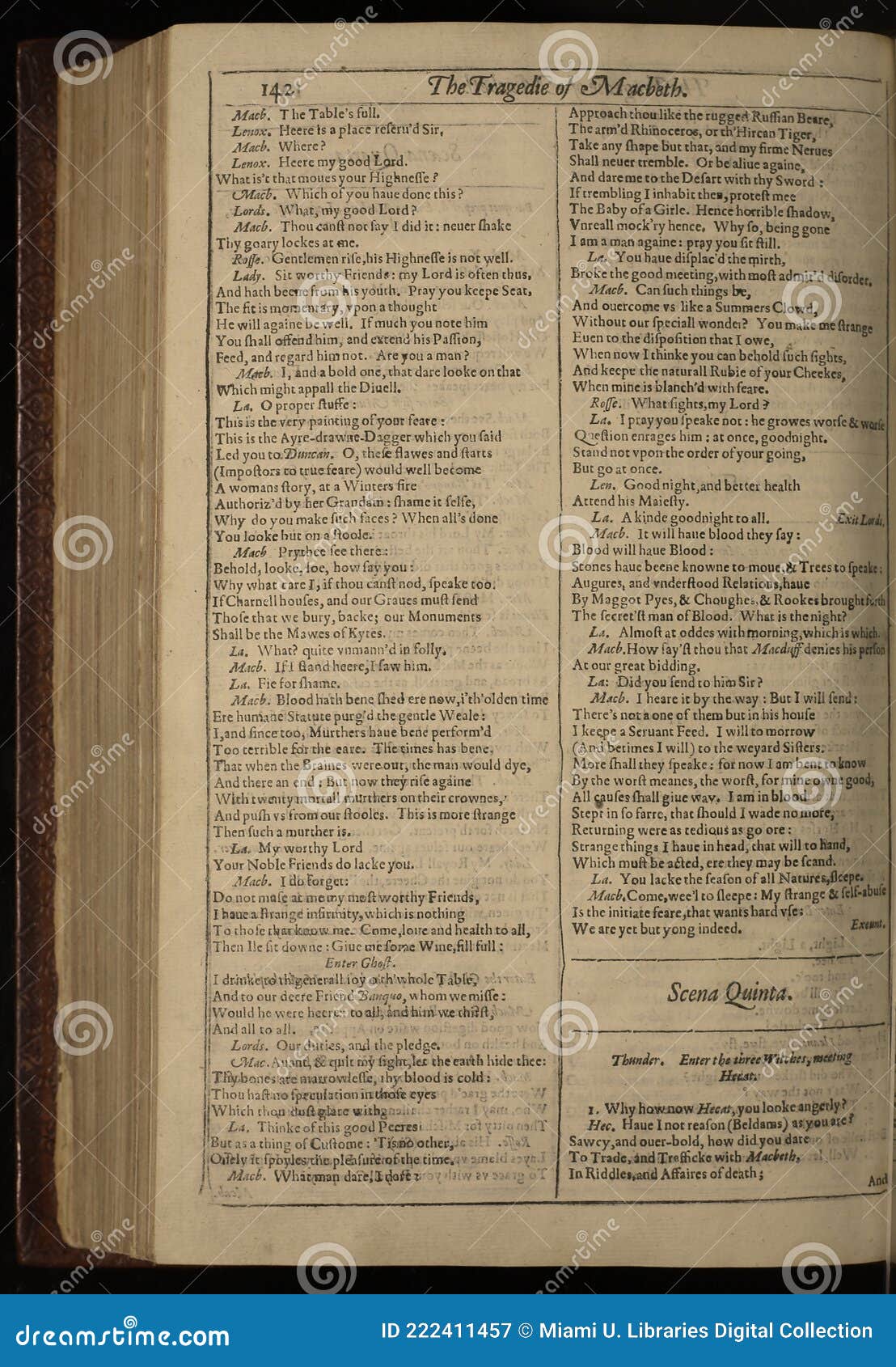 First Folio: The Tragedy Of Macbeth, P. 12 Picture. Image: 222411457
