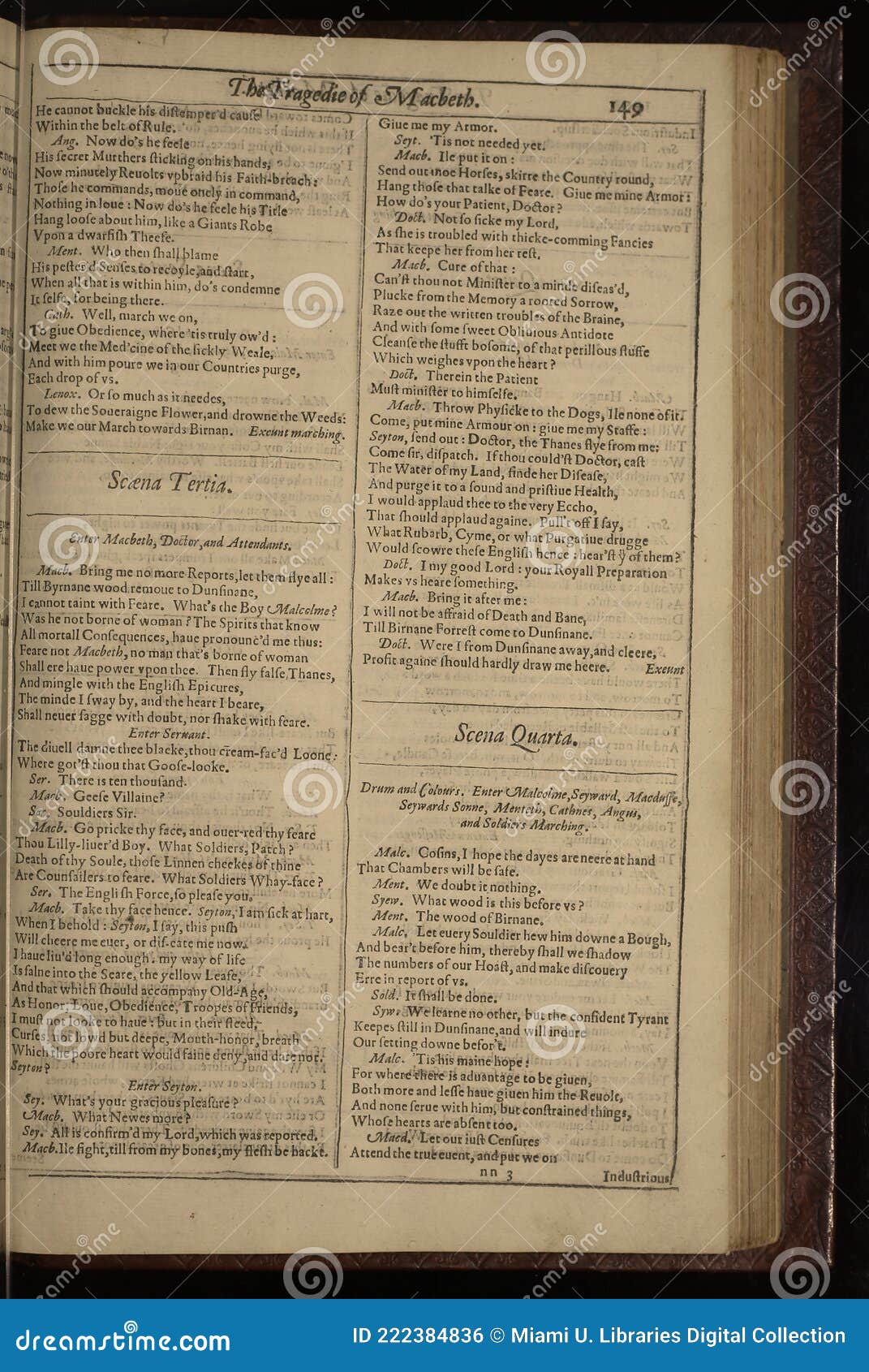 First Folio: The Tragedy Of Macbeth, P. 19 Picture. Image: 222384836