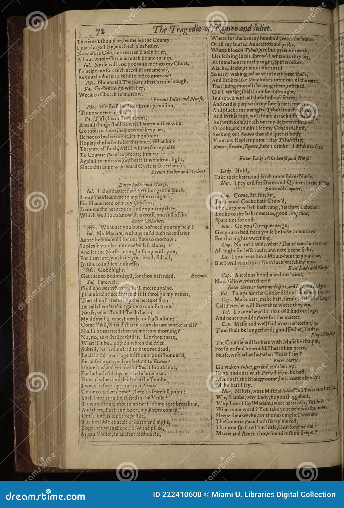 First Folio: The Tragedy Of Romeo And Juliet, P. 20 Picture. Image: 222410600
