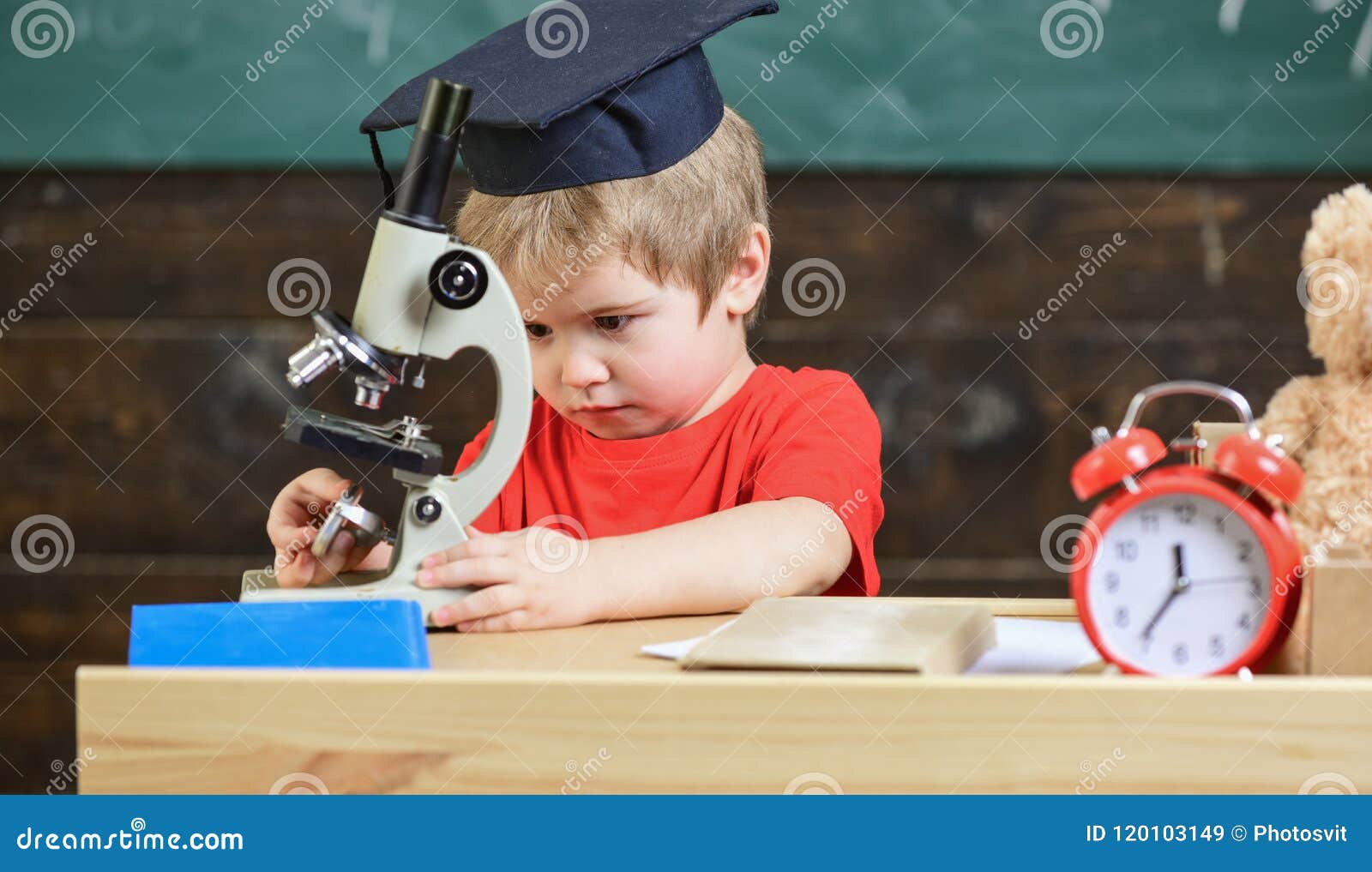 First Former Interested in Studying, Learning, Education. Kid Boy in ...