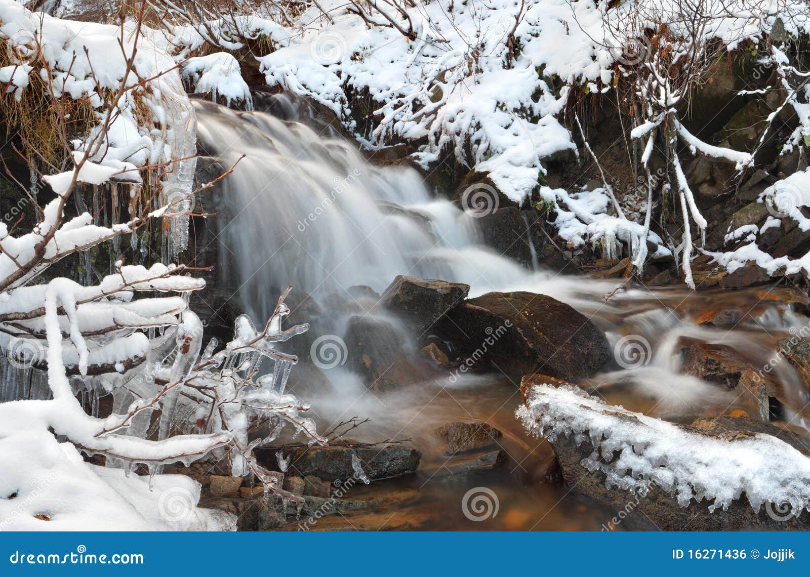 First frost on the spring stock photo. Image of melt - 16271436