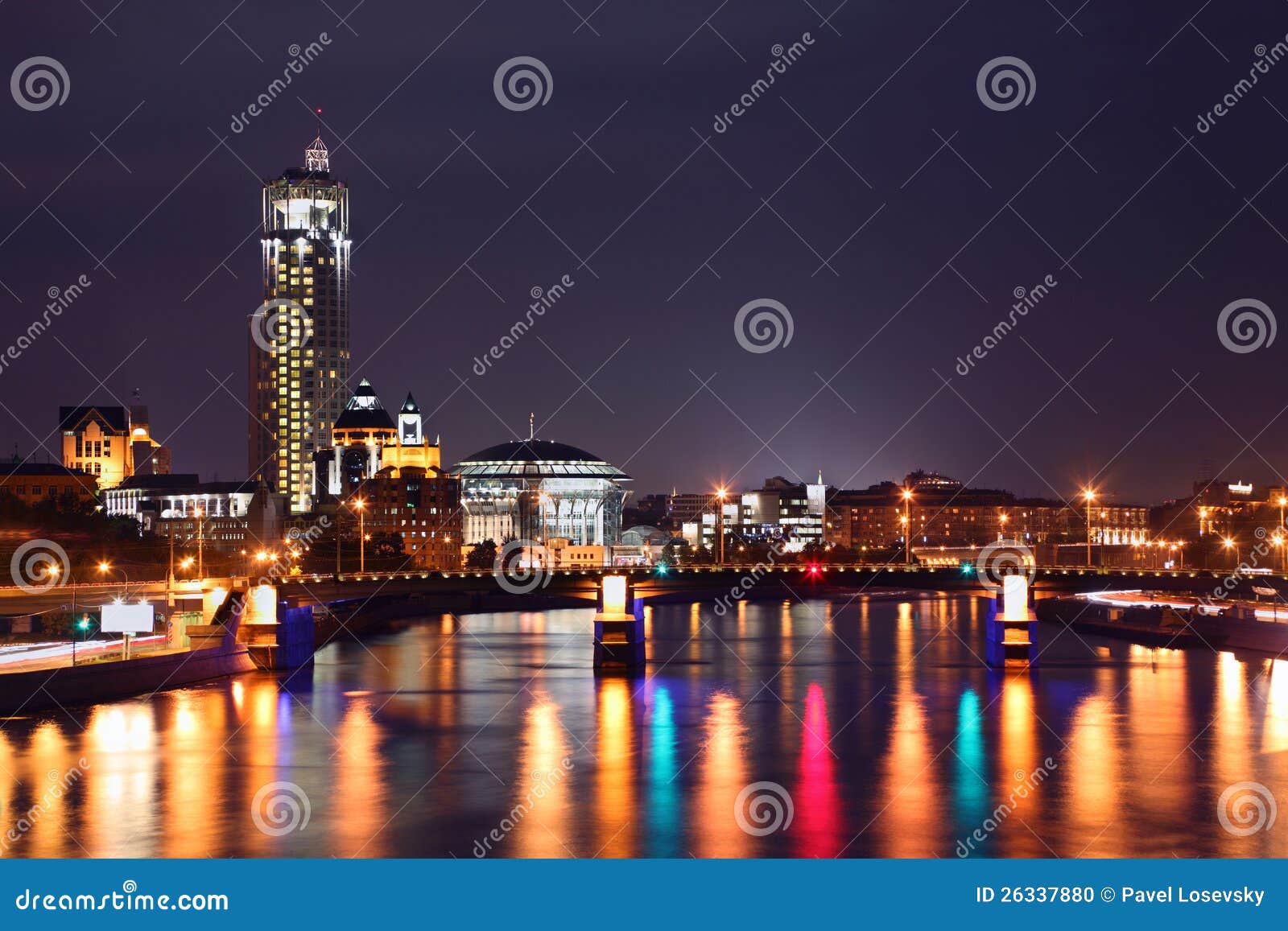 First Gateway Bridge and House of Music Stock Photo - Image of clouds ...