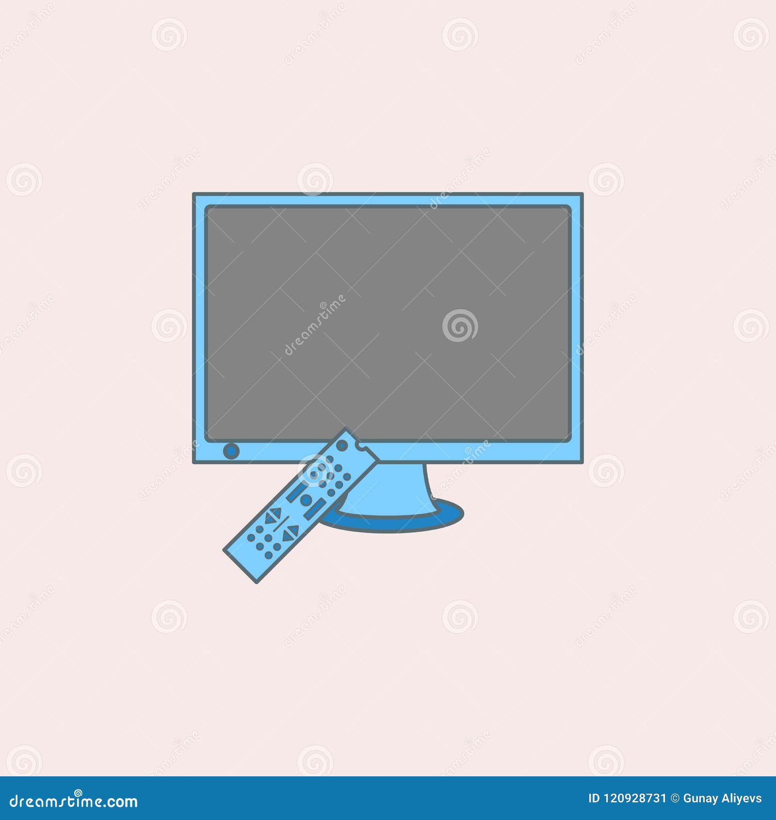 The First Generation of Plasma TVs Field Outline Icon. Element of ...