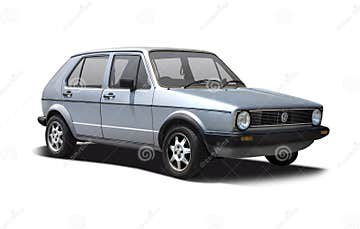 VW Golf first generation editorial image. Image of doors - 57612410