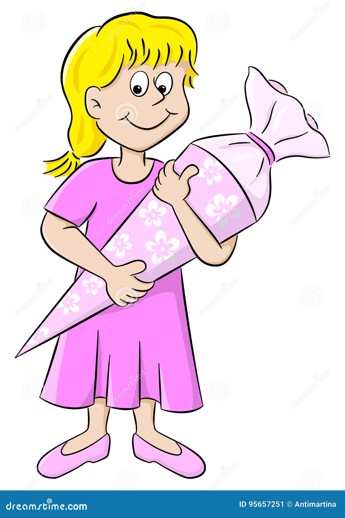 First Grader - School Boy Royalty-Free Cartoon | CartoonDealer.com ...