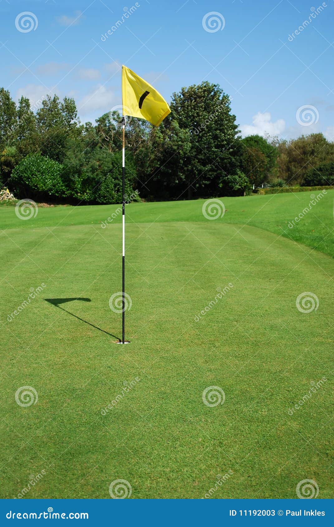 First Hole stock image. Image of golf, flag, grass, sport - 11192003