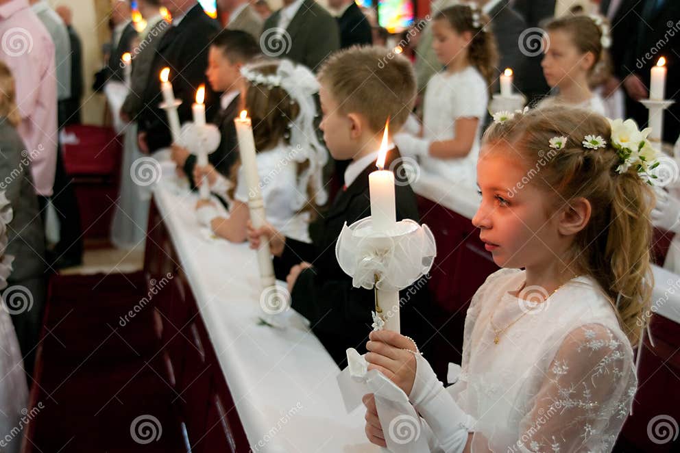 First Holy Communion editorial stock photo. Image of poland - 25166423