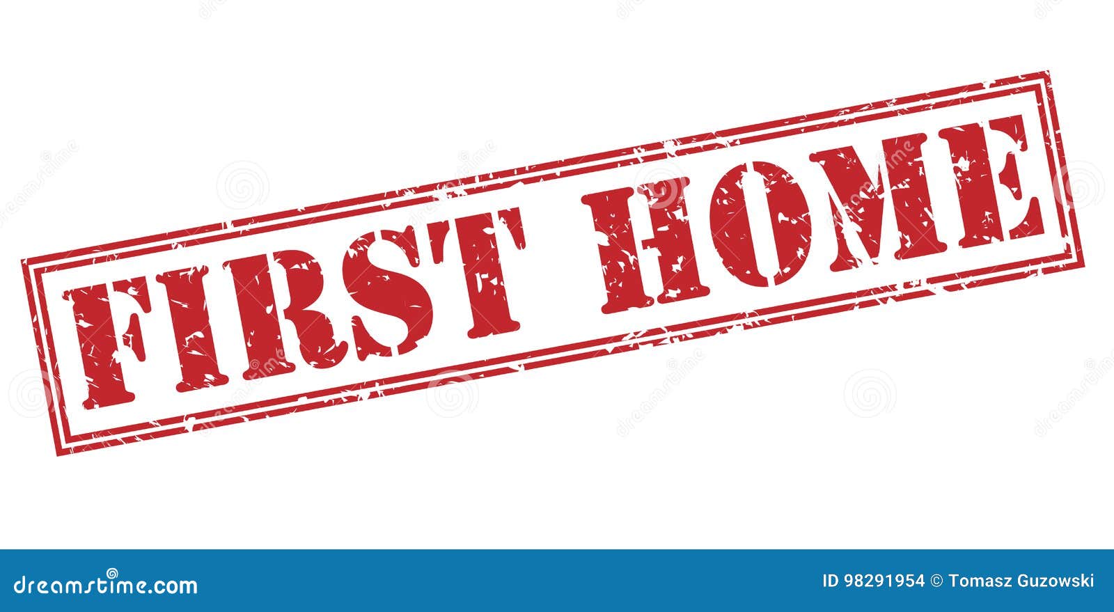 Our First Home, Vector. Wording Design Is Shape Of A House, Lettering ...