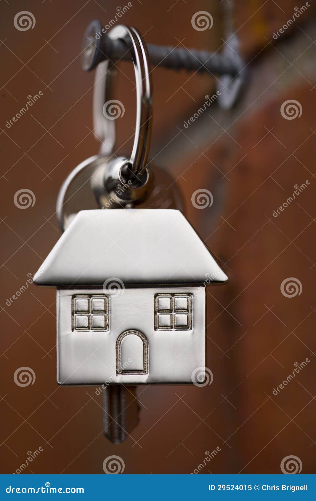 First house stock image. Image of agents, keyring, house - 29524015
