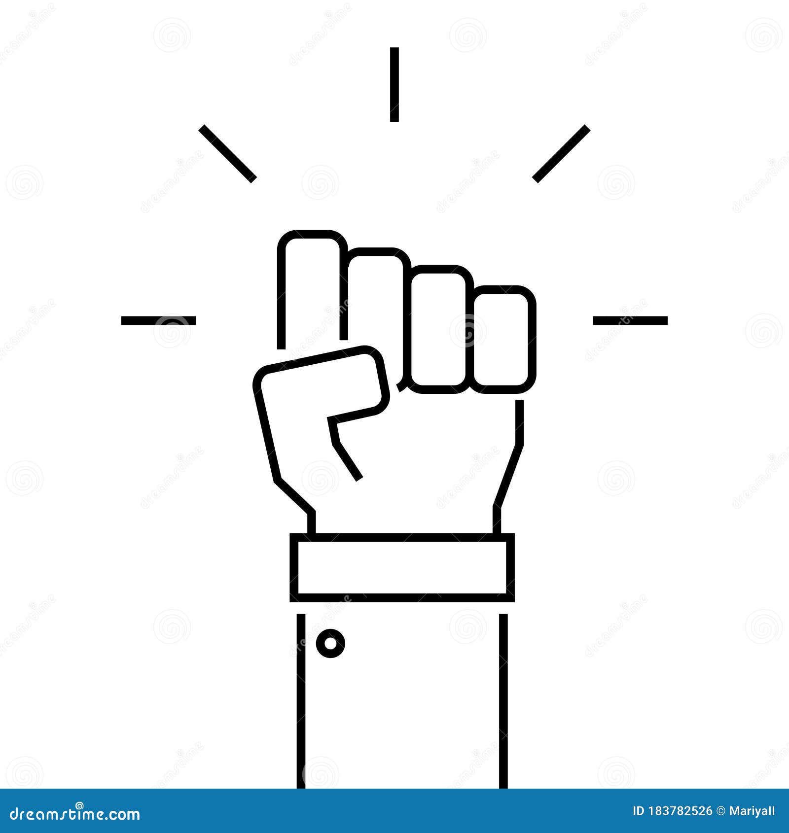 First icon in line style stock vector. Illustration of human - 183782526