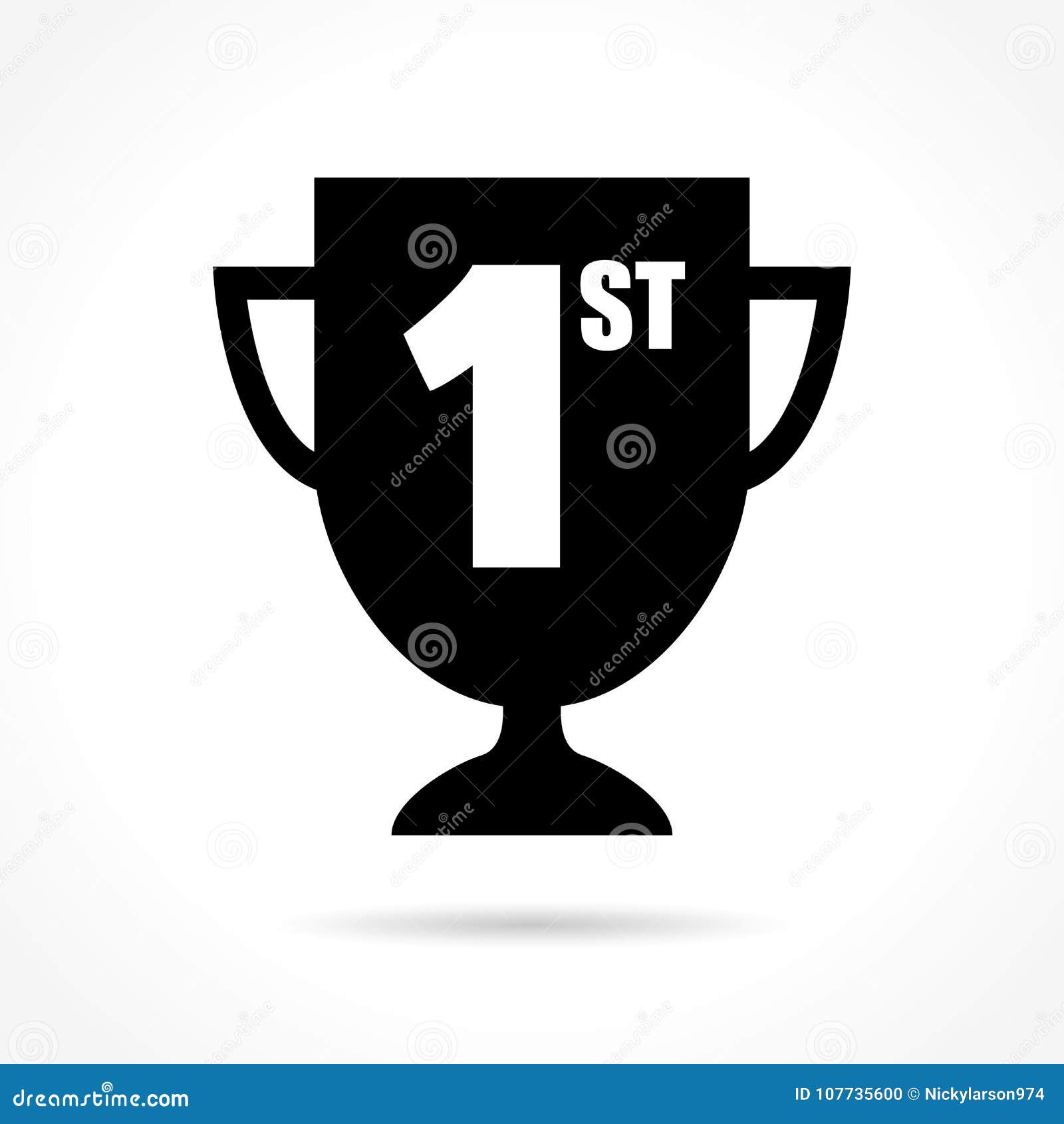 First Icon on White Background Stock Vector - Illustration of ...