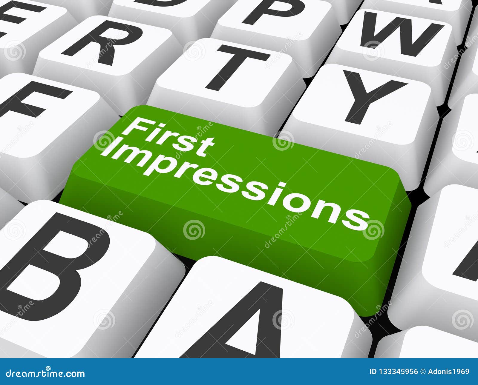 First impressions button stock illustration. Illustration of opinion ...