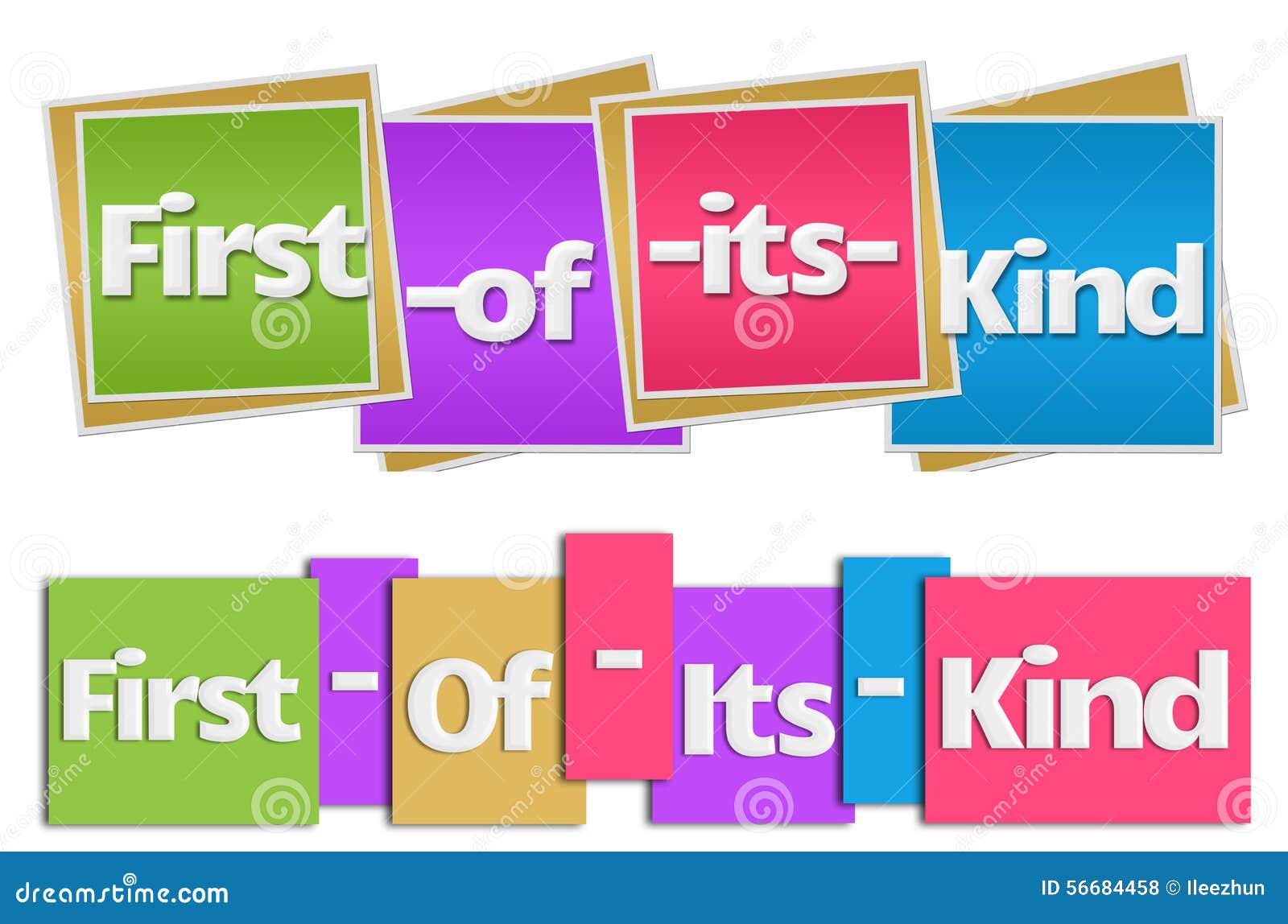 First of Its Kind Colorful Background Stock Illustration - Illustration ...