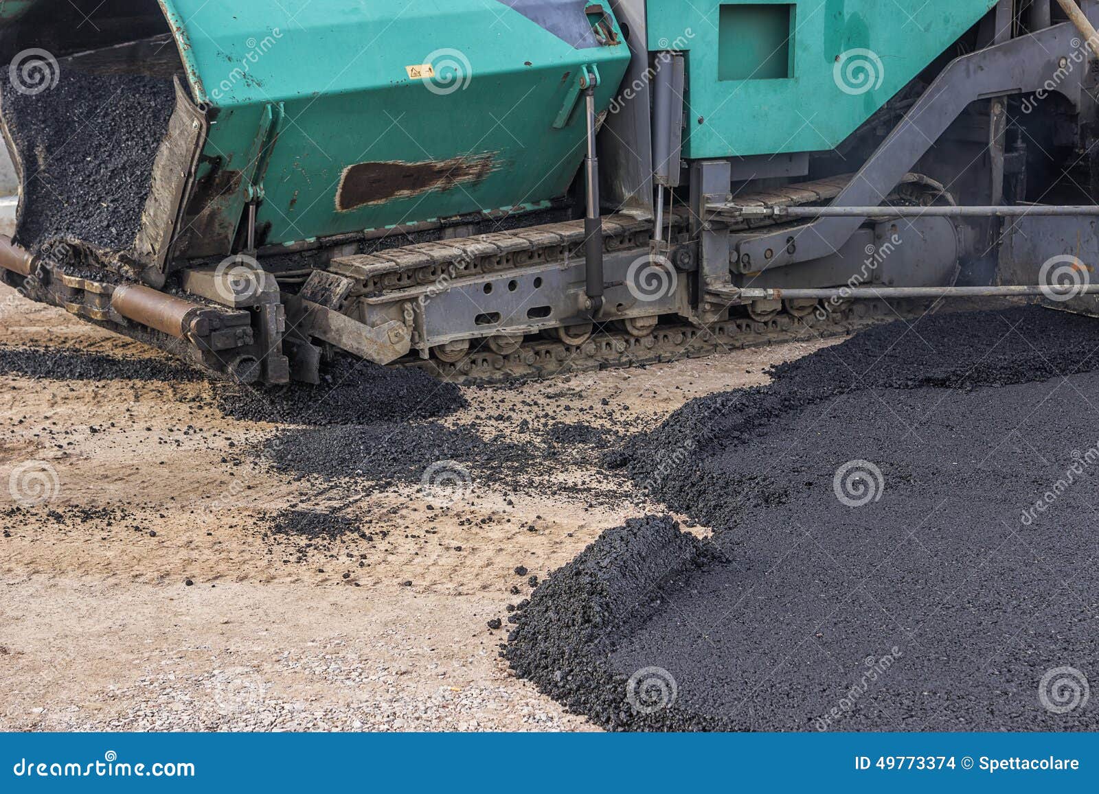 First layer of asphalt 3 stock photo. Image of bitumen - 49773374