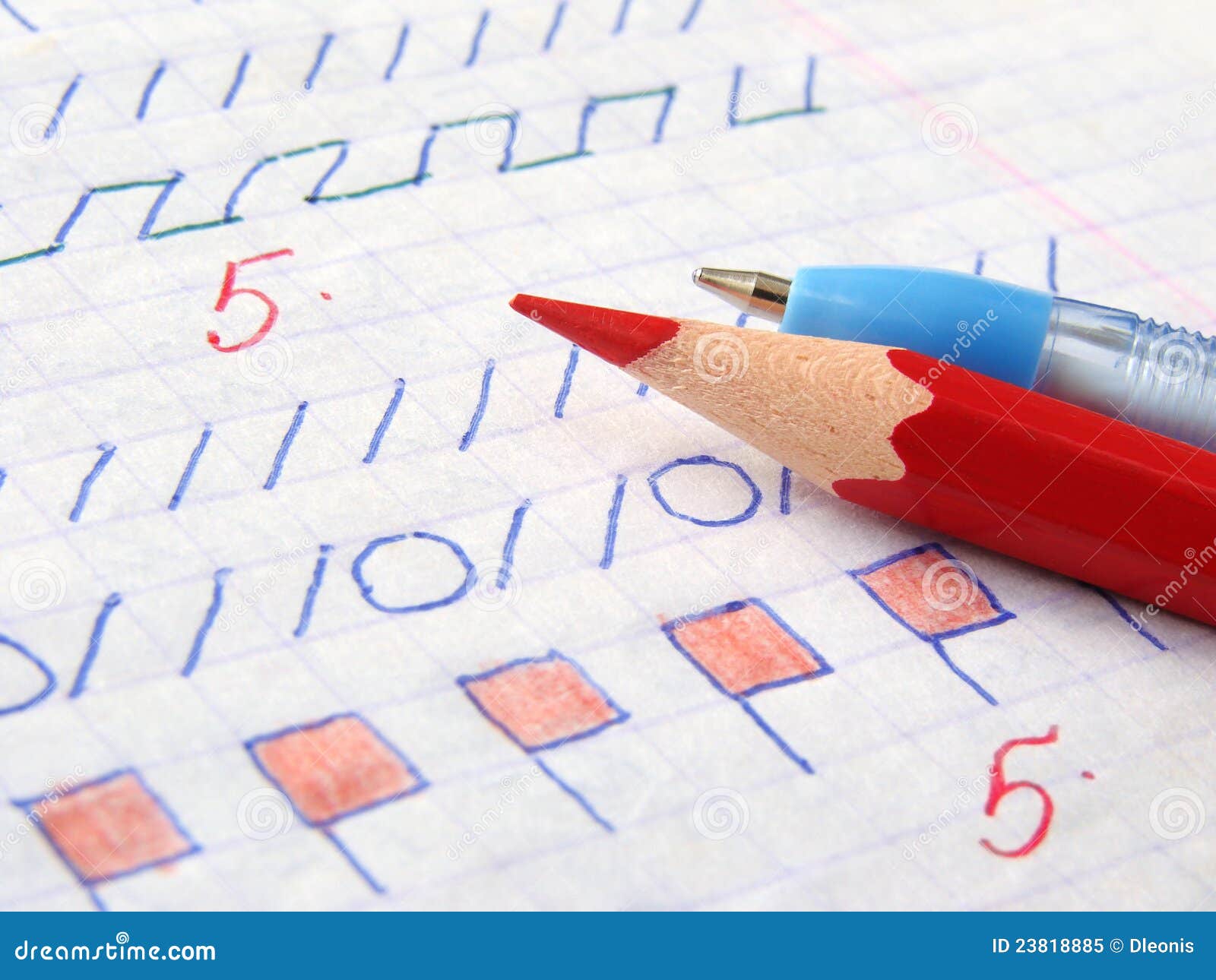 First lesson stock image. Image of writing, concept, mark - 23818885