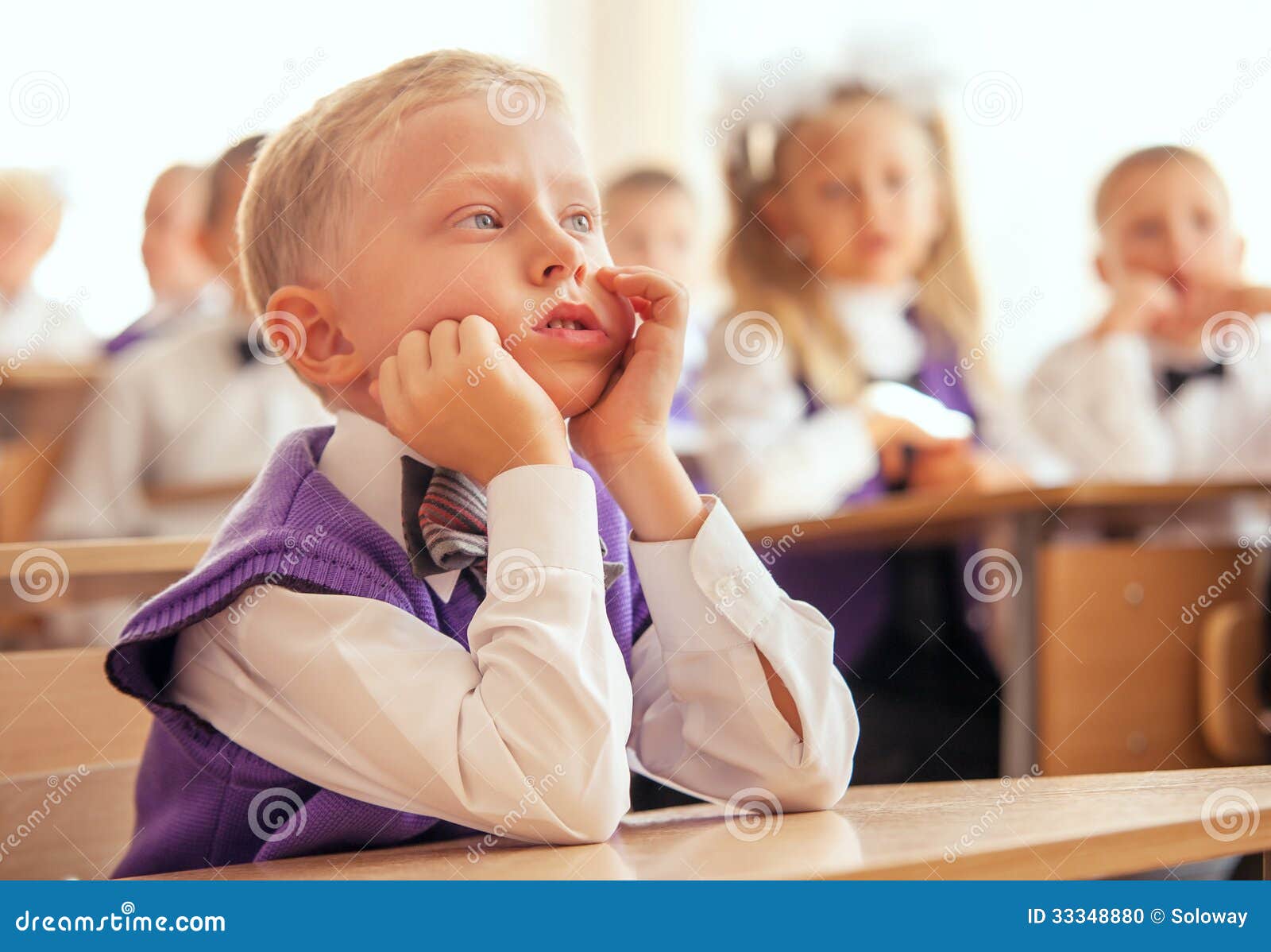 First lesson stock photo. Image of listen, classroom - 33348880
