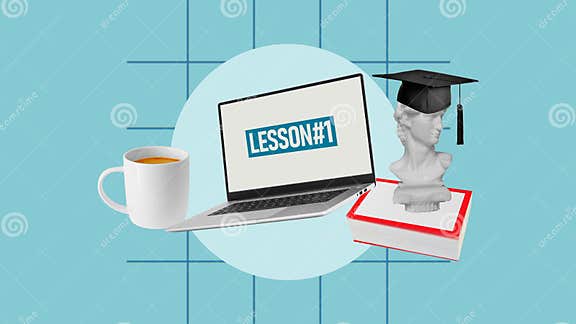 First Lesson of Remote Education Courses and Internet Preparation for ...