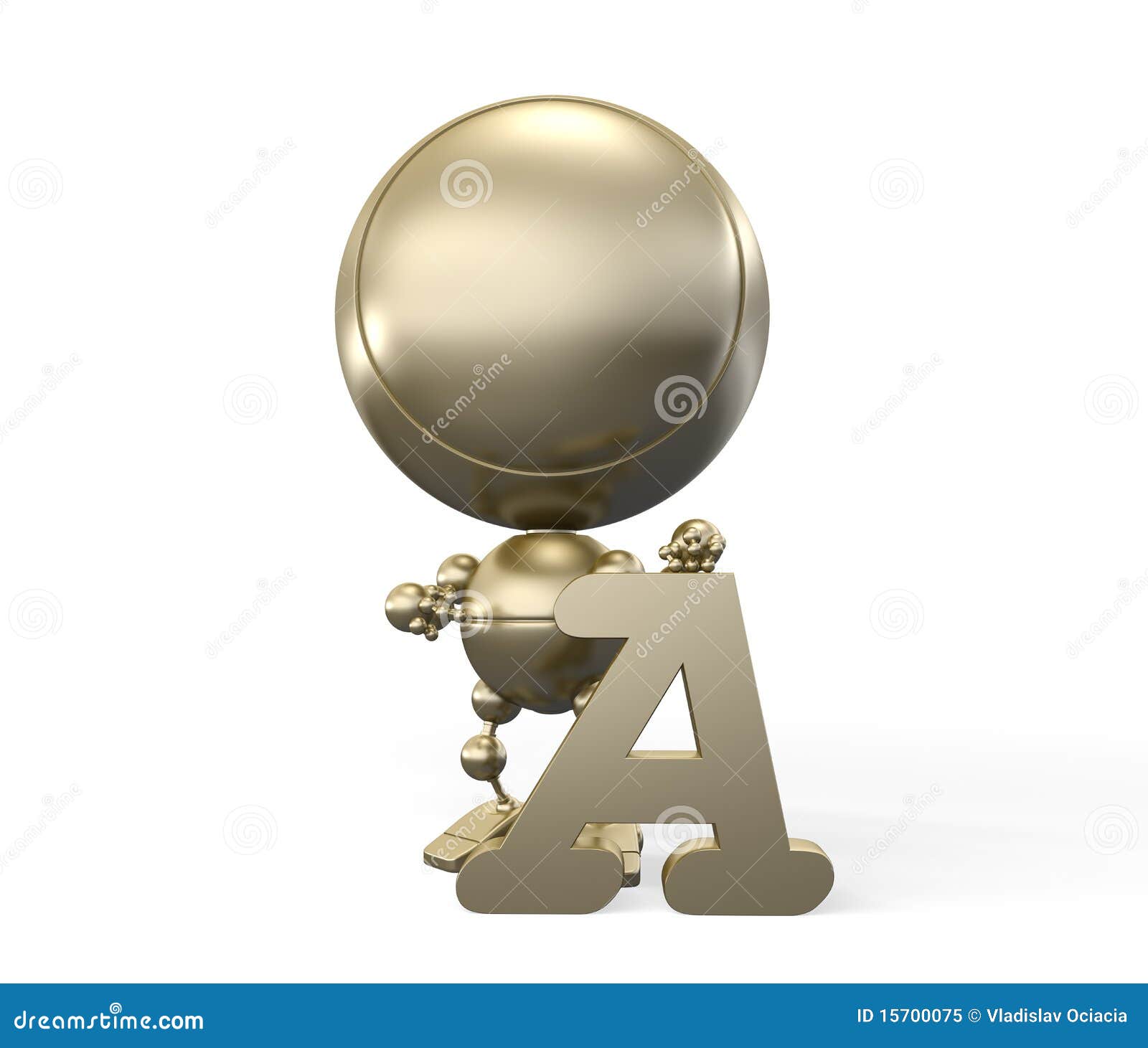 A - First Letter of Alphabet Stock Illustration - Illustration of ...
