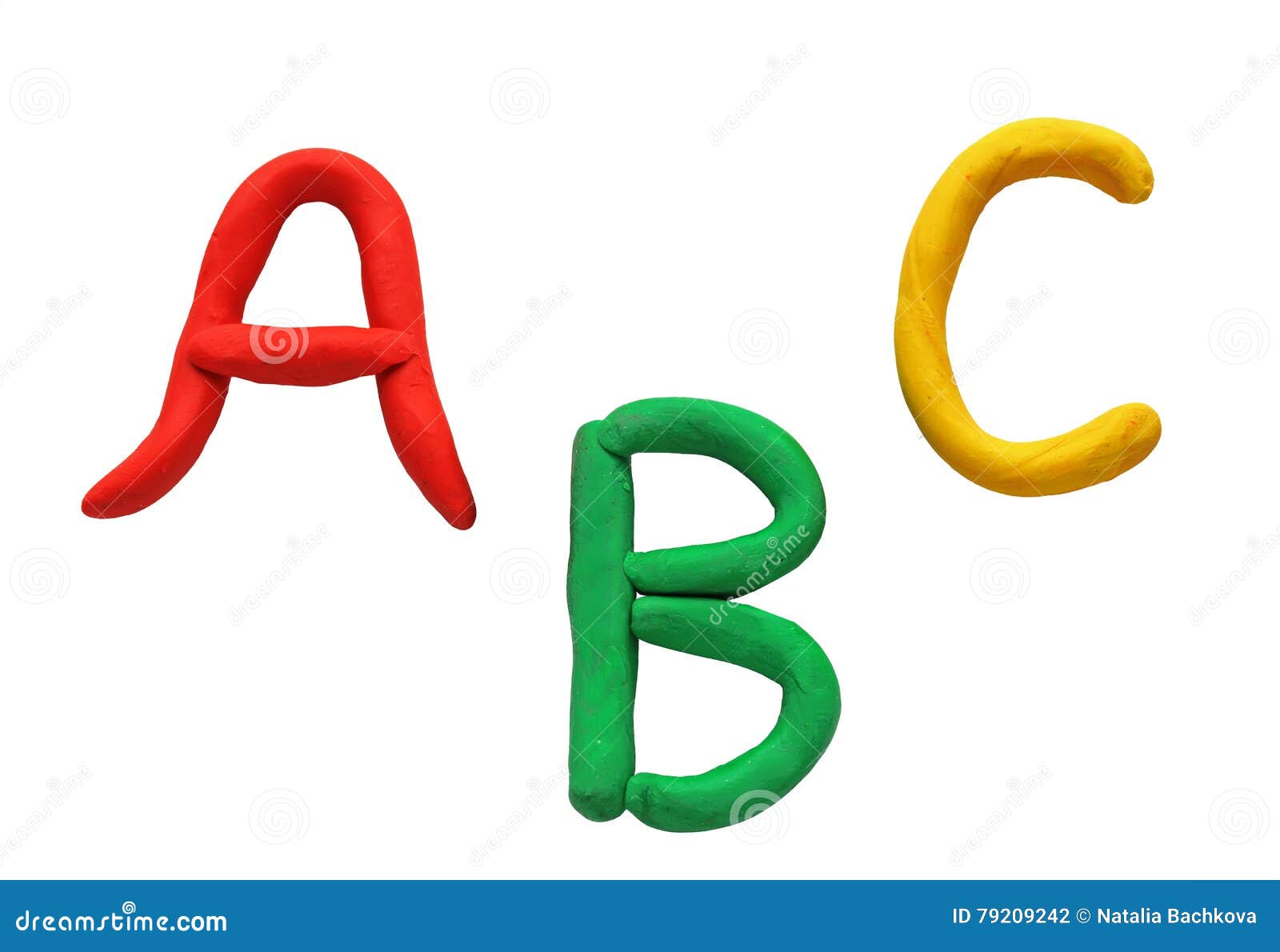 ABC -the First Letters Of The English Alphabet On Wooden Toy Blocks ...