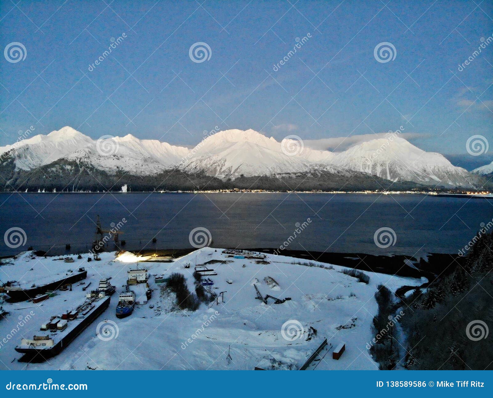 First Light of Day in Alaska Stock Photo - Image of ocean, light: 138589586