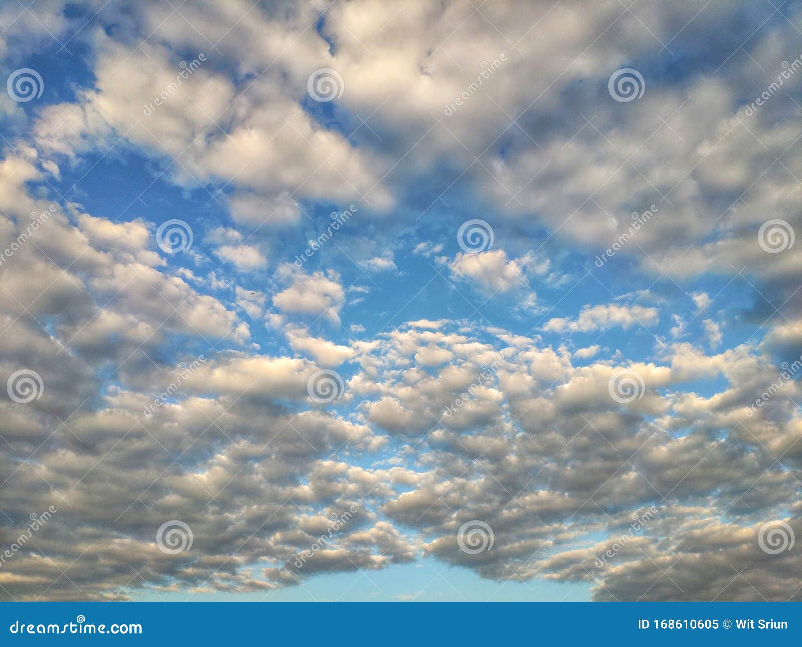 First Light of Day, Morning Sunlight with Clouds in the Sky Stock Image ...